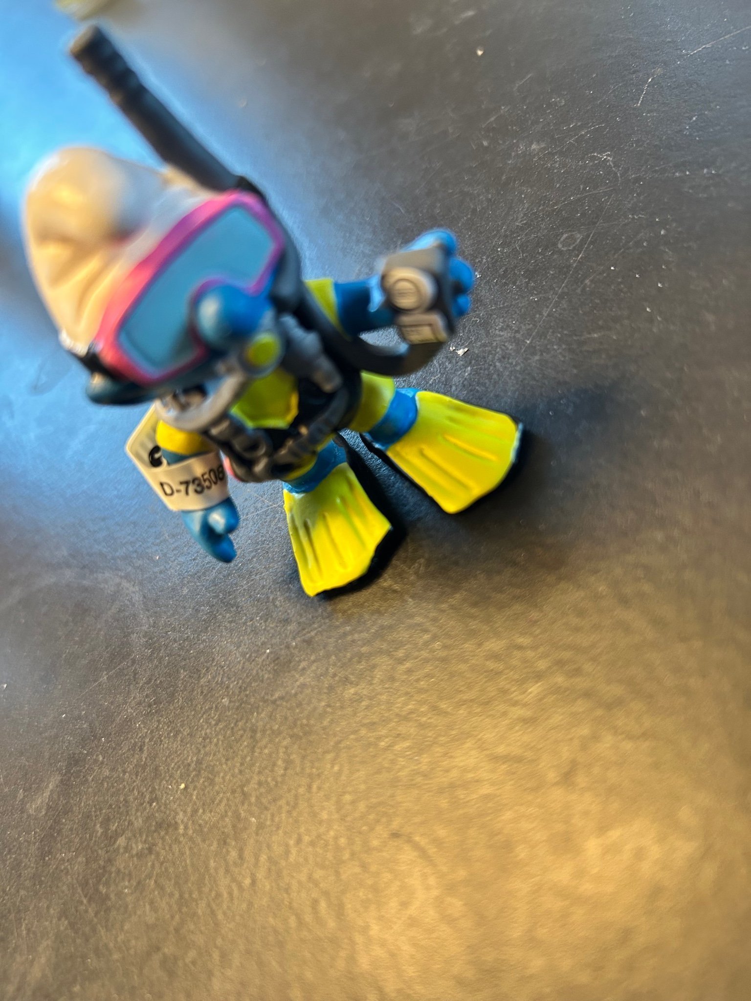 Smurf - Dykare | Köp på Tradera (710076129)