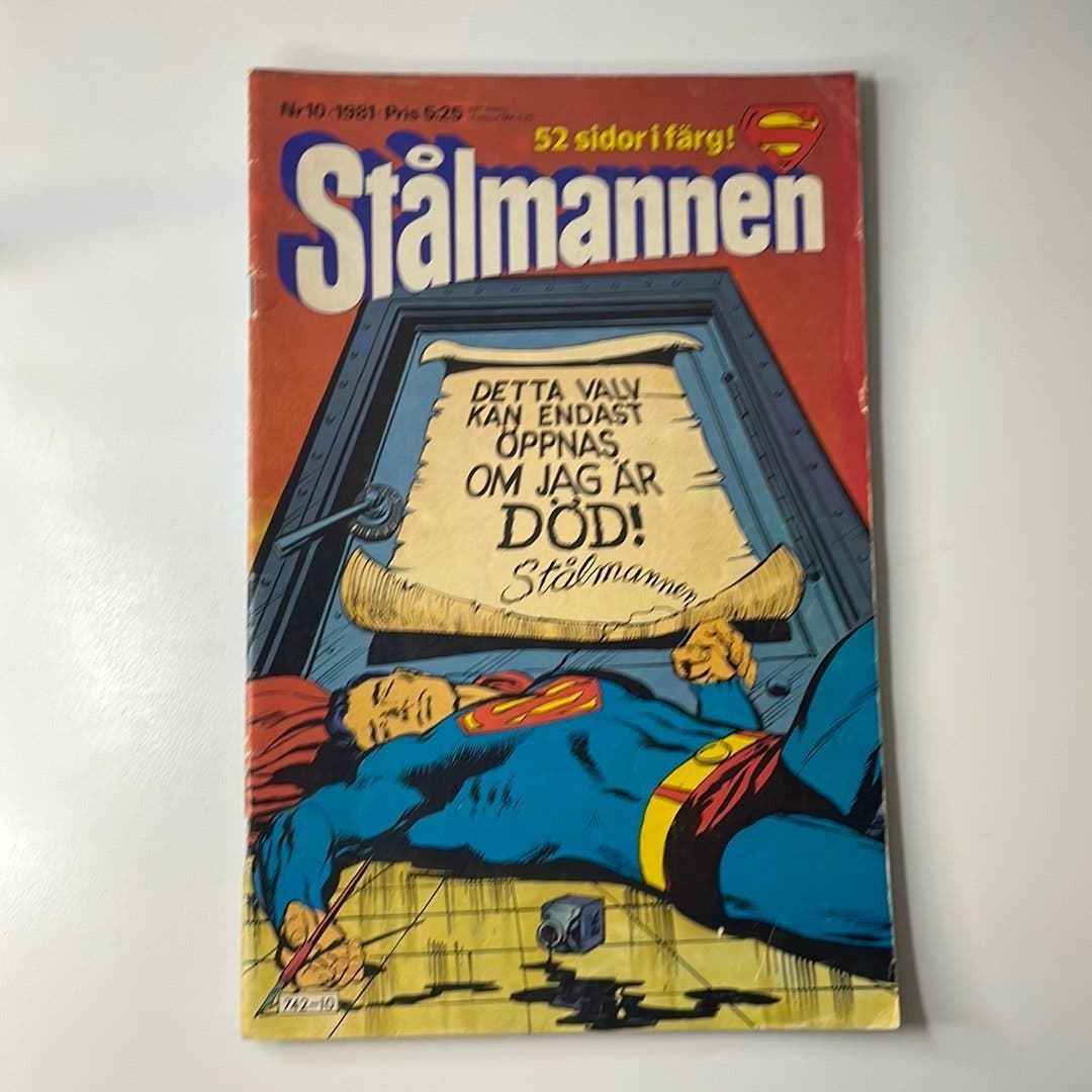 Se produkter som liknar Serietidning Stålmannen Nr 10.. på Tradera ...