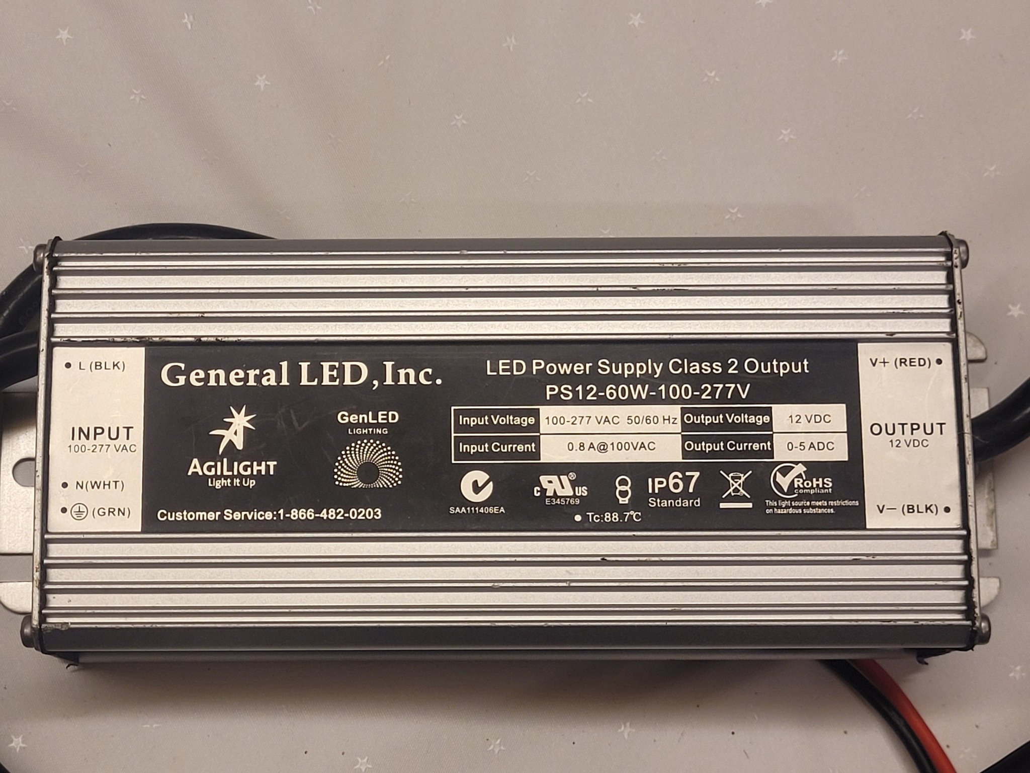 led power supply class 2 output ps12V-60W | Köp på Tradera (629440457)