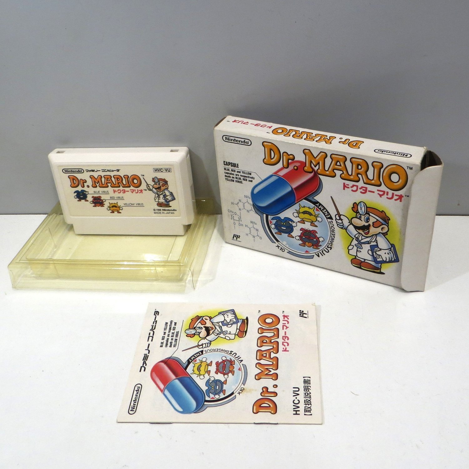 Dr Mario med box och manual till.. | Köp från Japanspel på Tradera ...