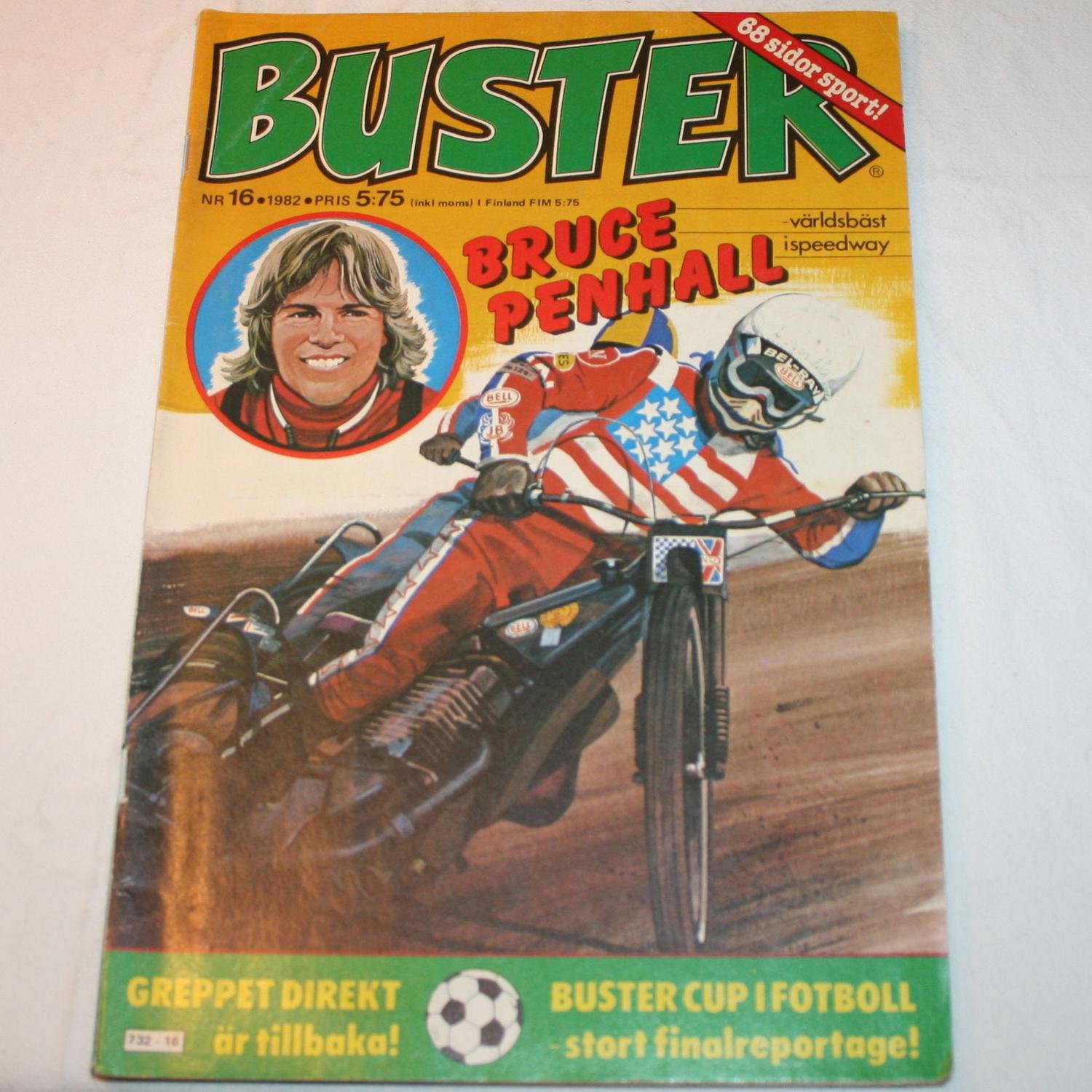 Buster - 1982 - NR 16 - Bruce Penhall, Peter Jö.. | Köp på Tradera ...