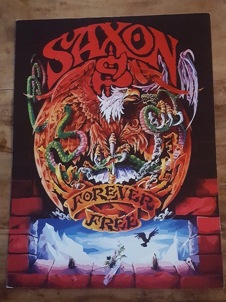Se produkter som liknar Poster / Saxon / Forever Free.. på Tradera ...