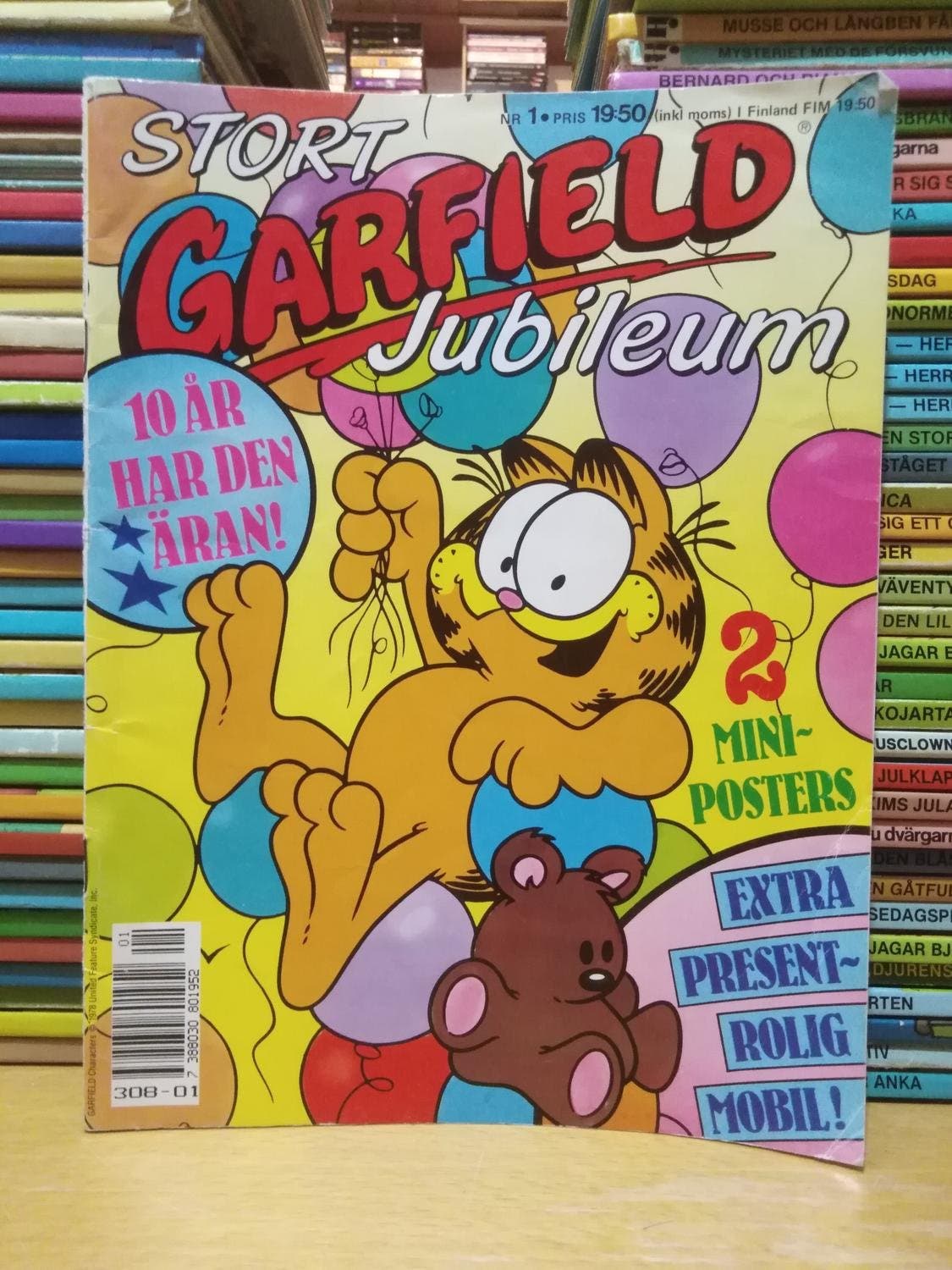 Stort Garfield jubileum 1988 n.. | Köp från Vinylcomics på Tradera ...