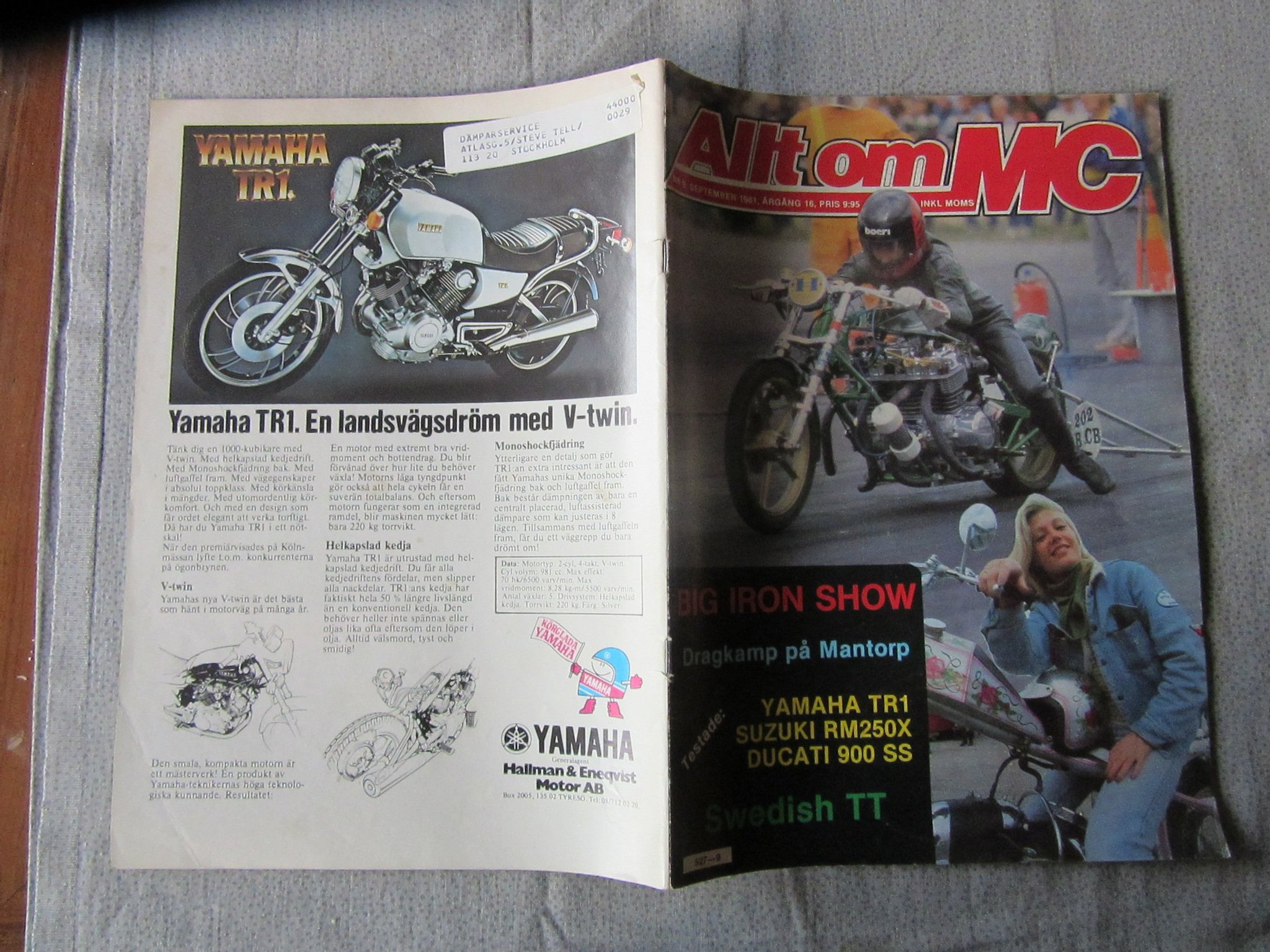Suzuki RM250 X Ducati 900 SS 1981 Yamaha TR1 .. | Köp på Tradera ...