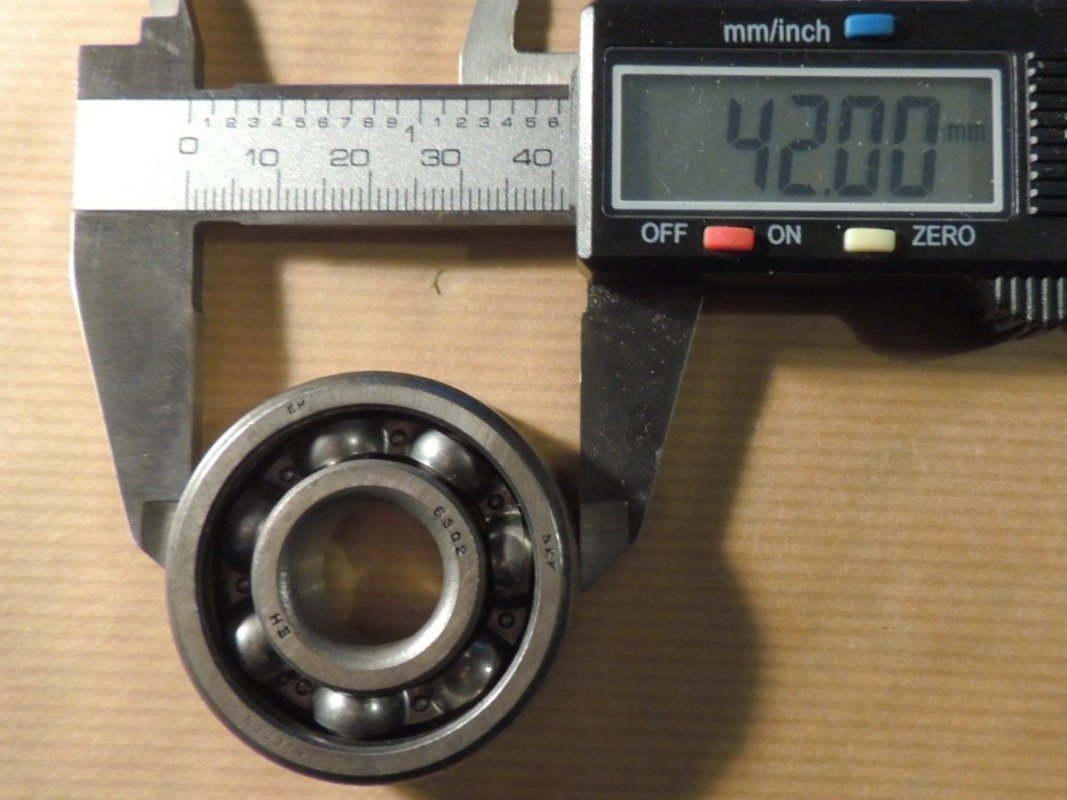 SKF Kullager 6302, made in Sweden | Köp på Tradera (678429101)