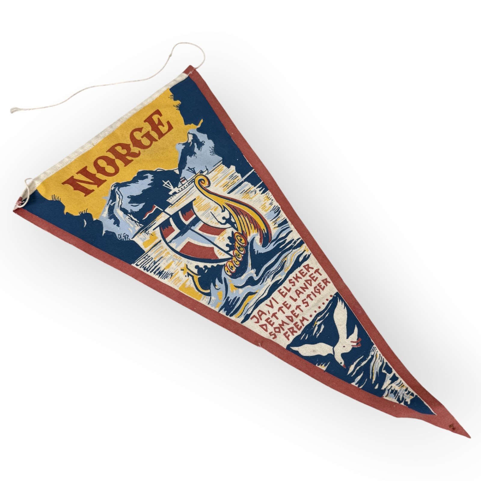 Se produkter som liknar Norge Vintage Antik Vimpel Fl.. på Tradera ...