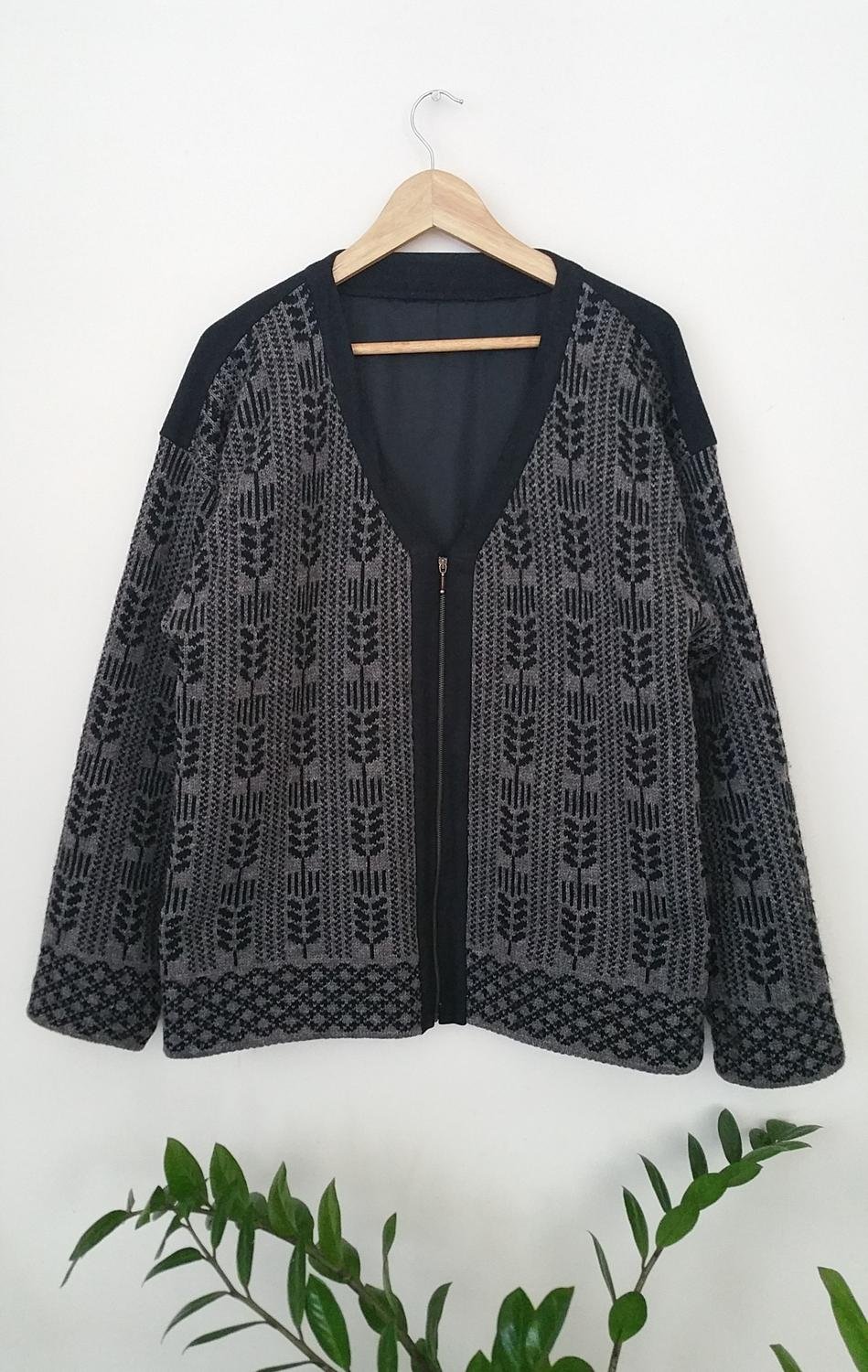 Budalshjerte / Stickad norsk lusekofta / kofta.. | Köp på Tradera ...