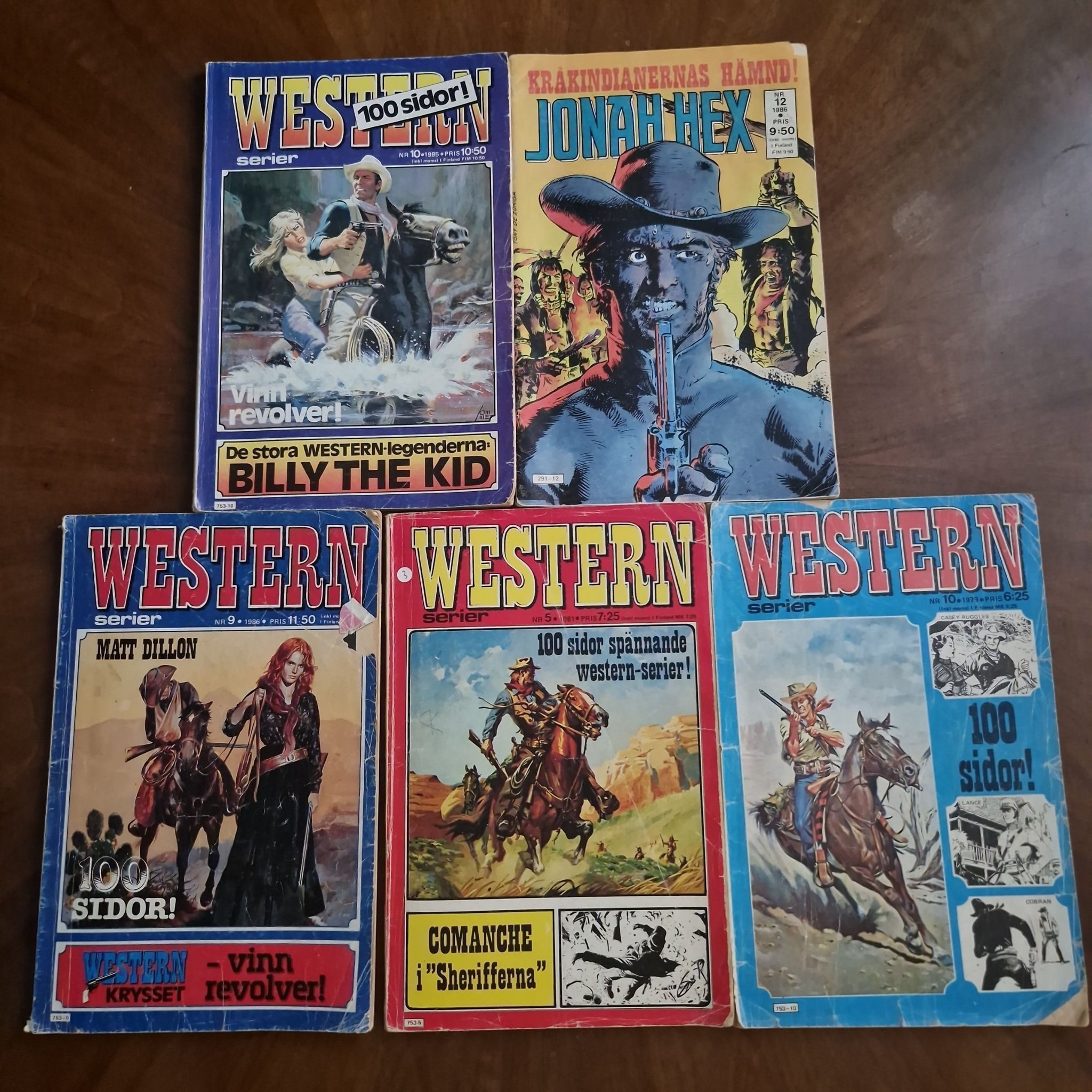 Western Serier, Jonah Hex, Billy the Kid, Matt .. | Köp på Tradera ...