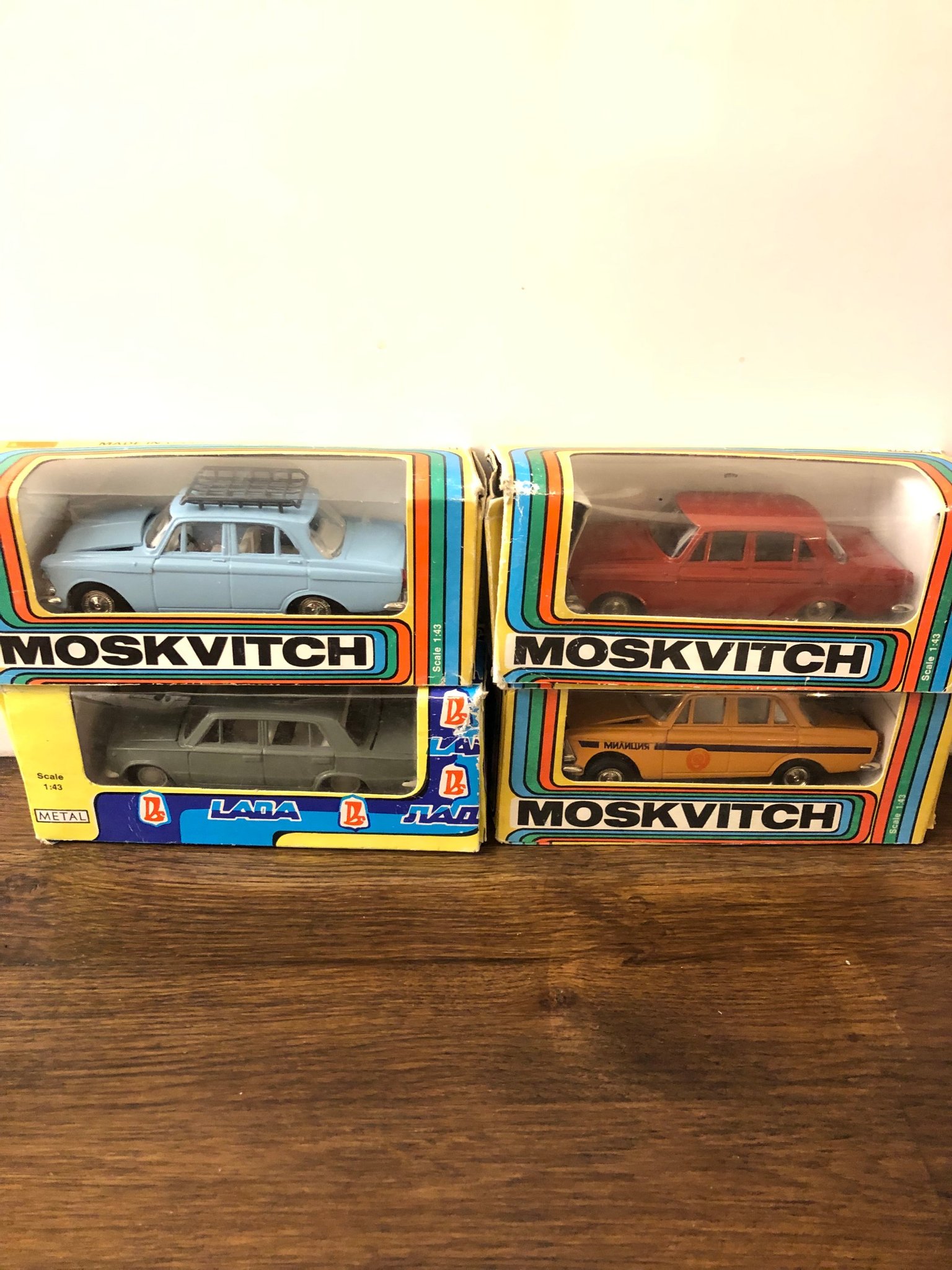 Moskvitch Lada Modellbilar i Skala 1:43 ussr | Köp på Tradera (714415525)