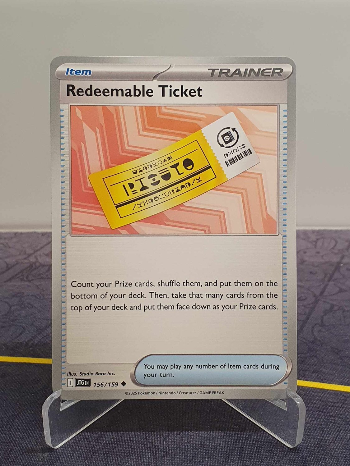 REDEEMABLE TICKET 156/159 - Trainer - Journey T.. | Köp på Tradera ...