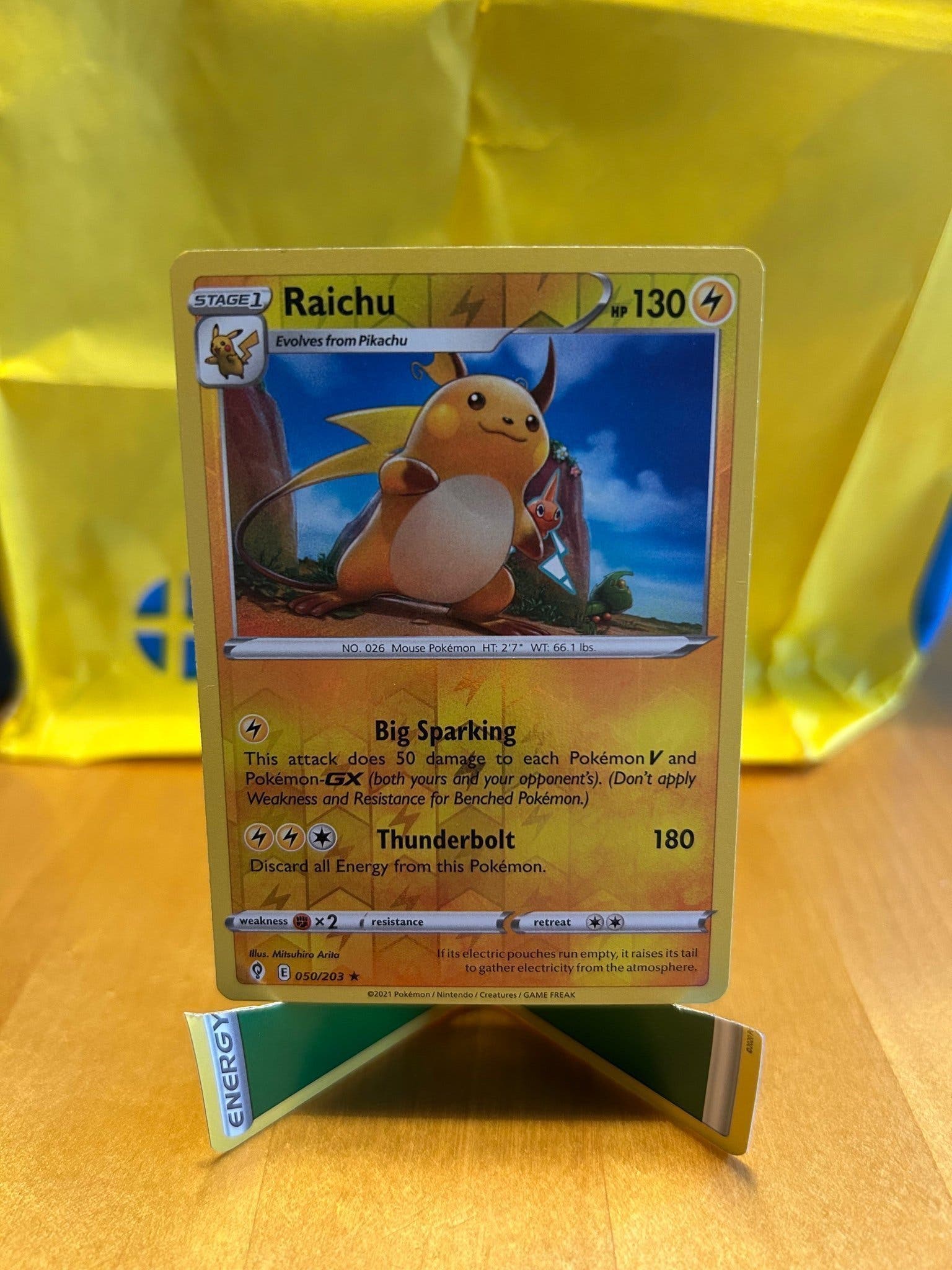 Raichu hollo Pokémon card | Köp på Tradera (709455650)