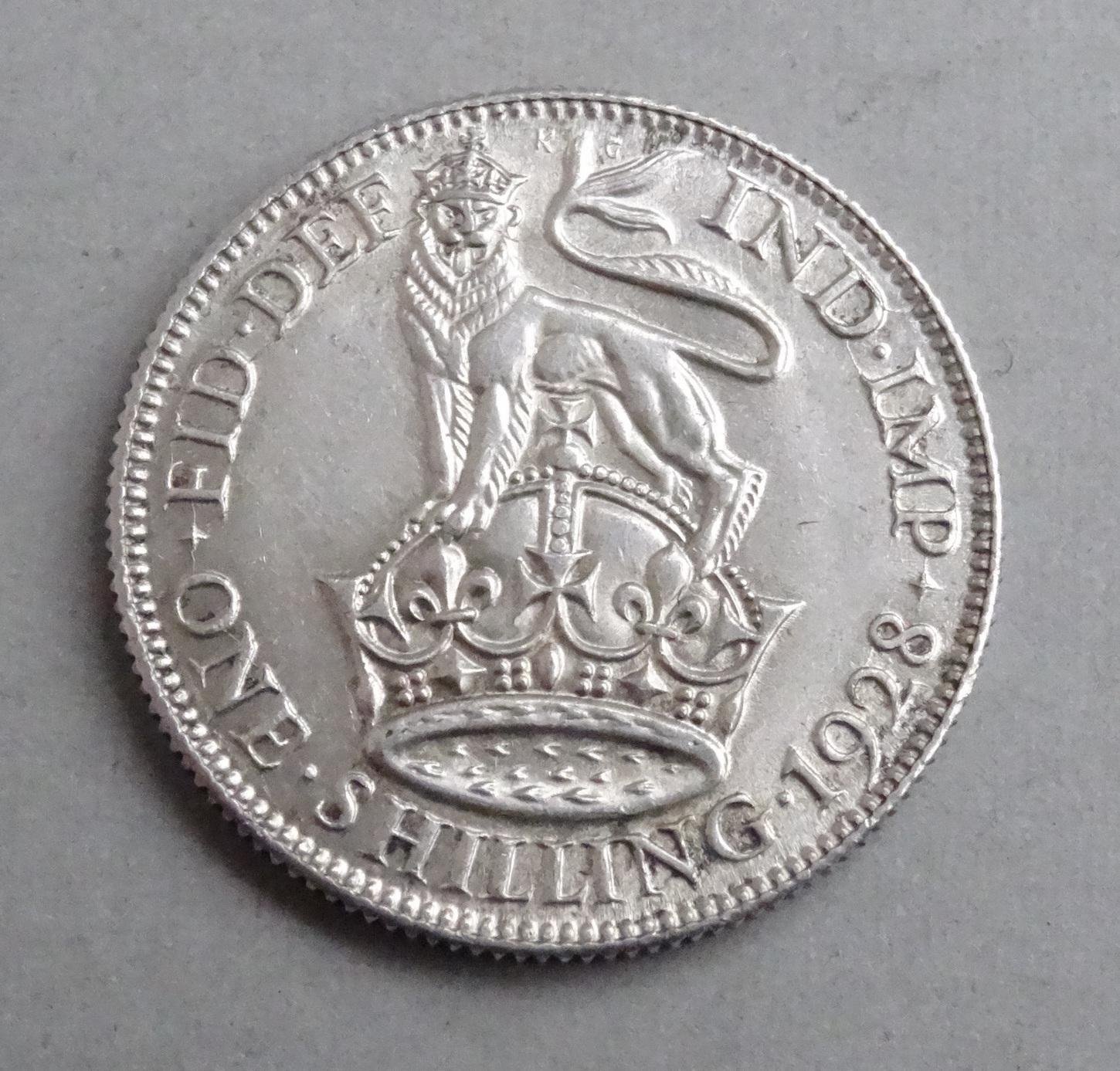 Se produkter som liknar 1 Shilling 1928 Georg V på Tradera (629220202)