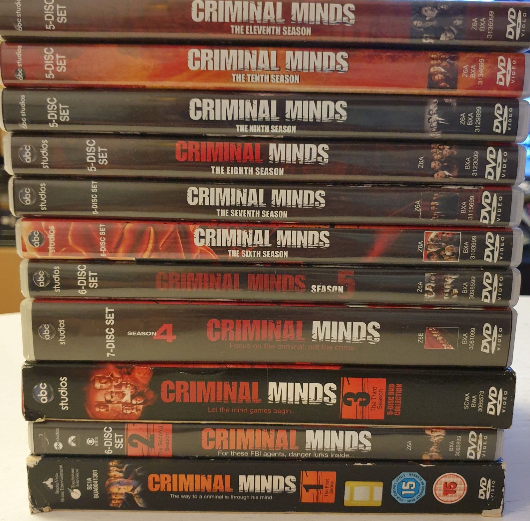 Criminal Minds - Säsong 1-11 - DVD - Läs info | Köp på Tradera (695458512)