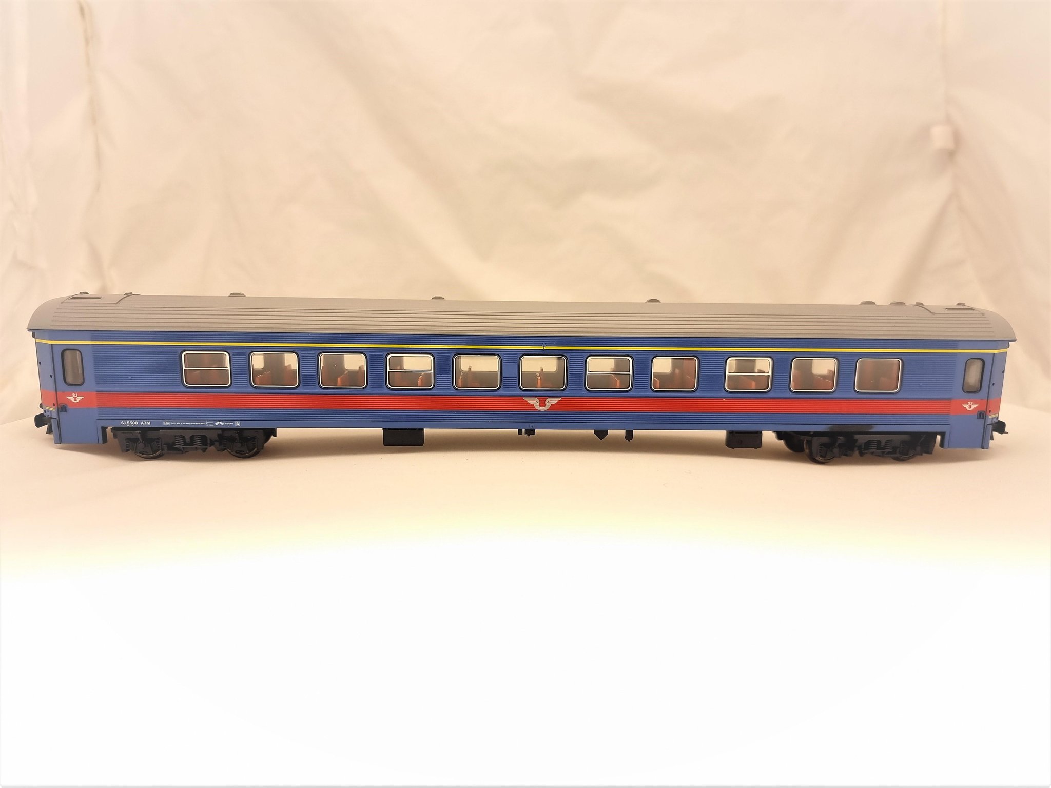 Roco 64640, Passvagn SJ A7, blå.. | Köp från Habo_hobby på Tradera ...