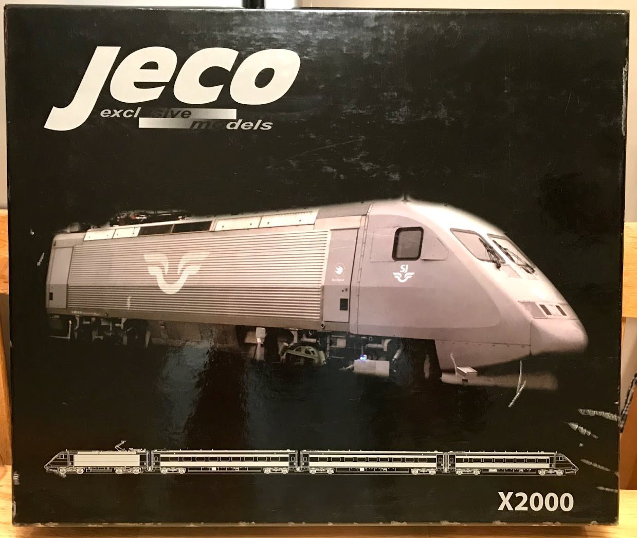 Jeco AC (tex Märklin) SJ X2000 4-delat + 3 vagn.. (332977280) ᐈ Köp på ...