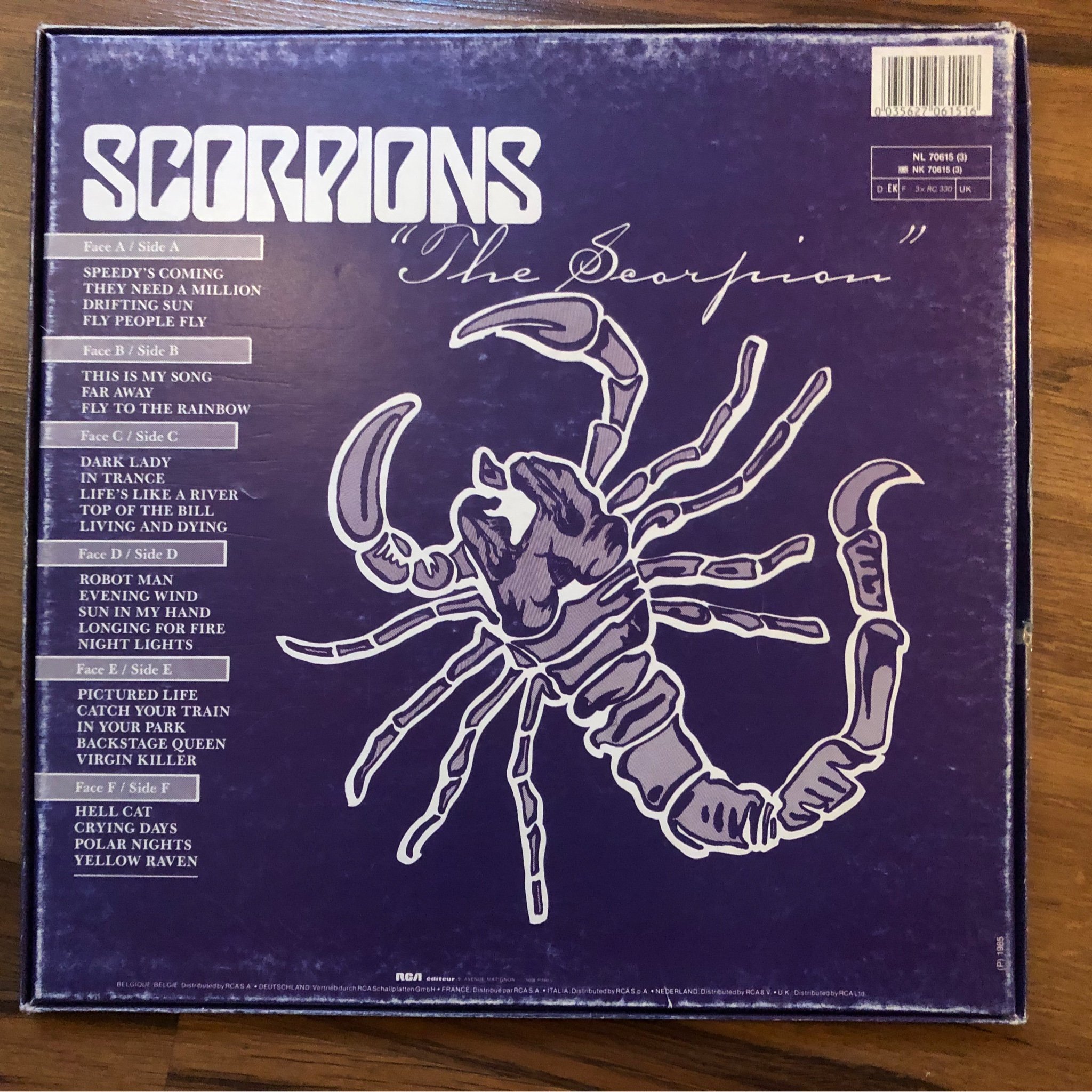Scorpions - ”The Scorpion” box 3LP Virgin kille.. | Köp på Tradera ...
