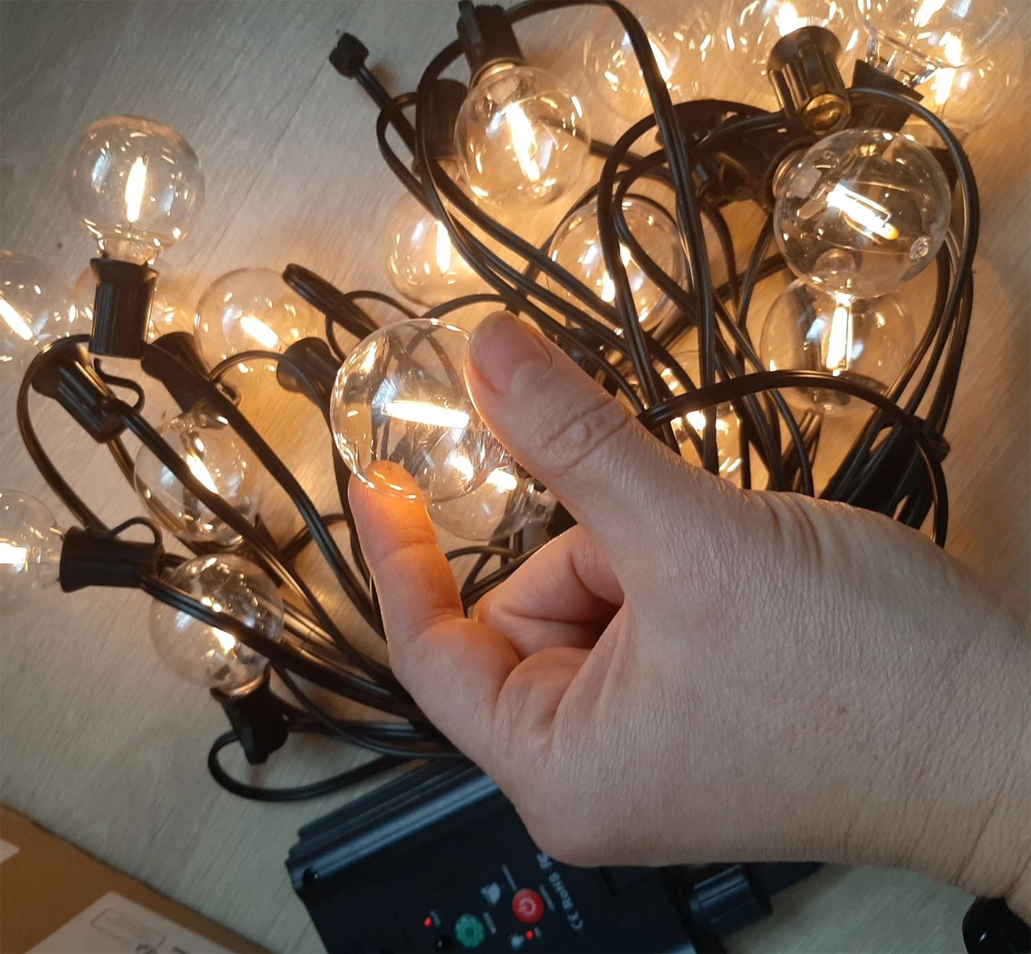 10m 20-glödlampor utomhus sol.. | Köp från roligstation på Tradera ...