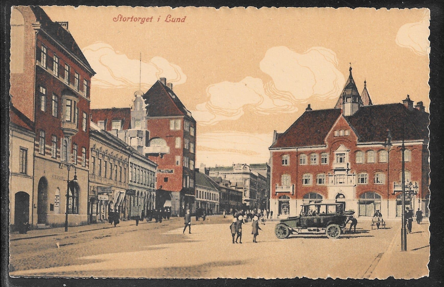 Se produkter som liknar Stortorget i Lund Färgkort på Tradera (678640090)