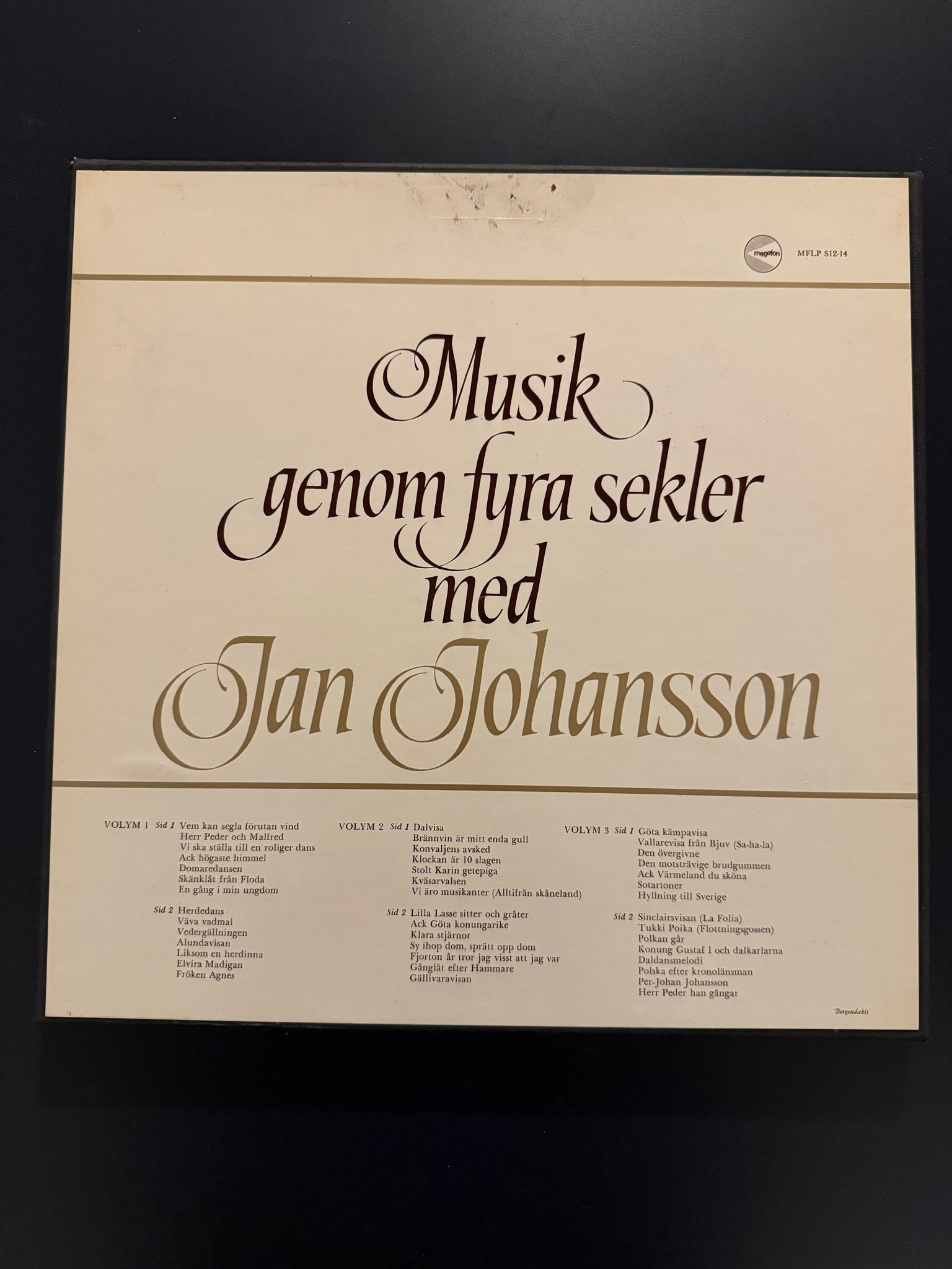 Musik genom fyra sekler med Jan Johansson - LP | Köp på Tradera (699261552)