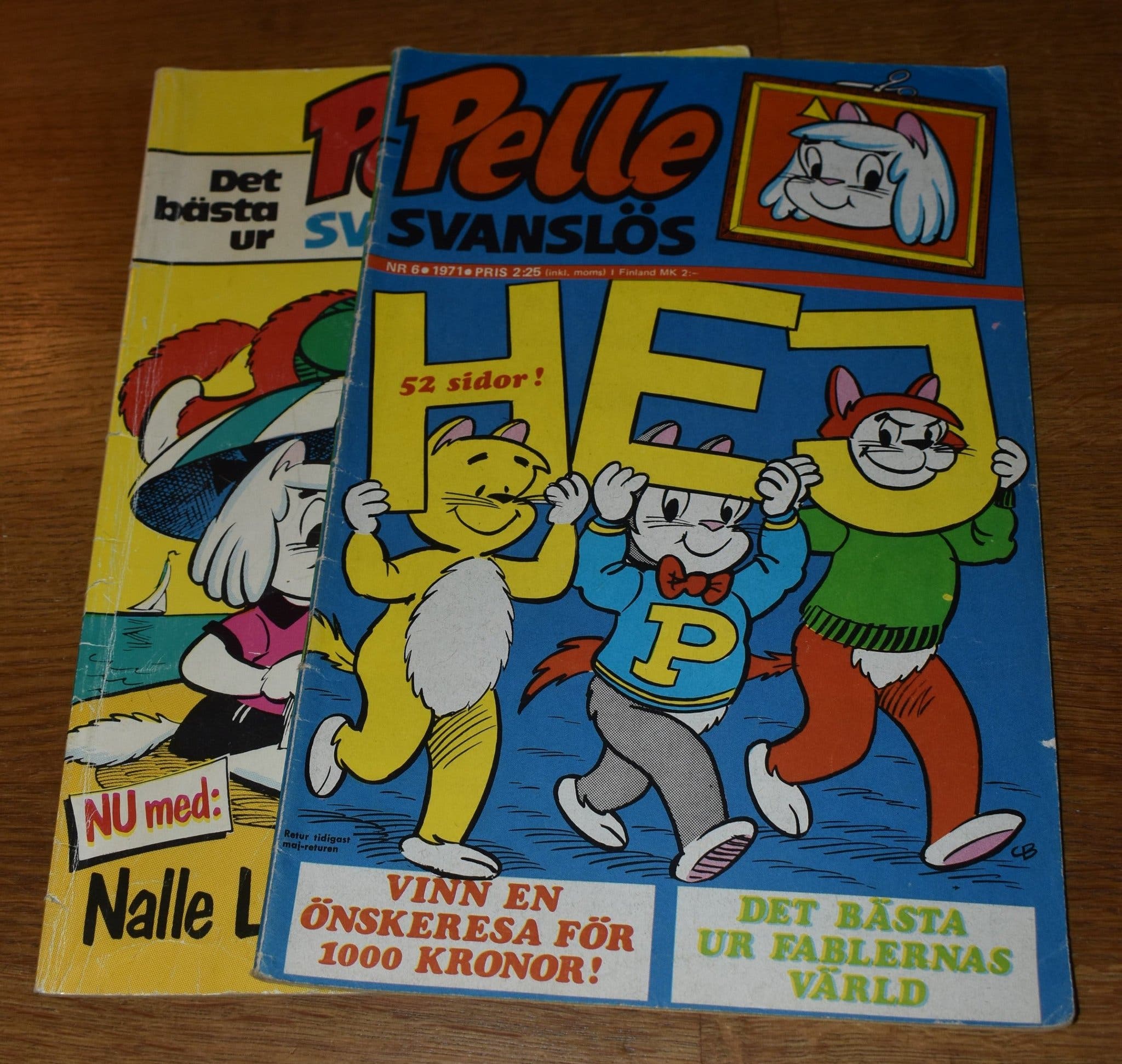 Serietidning 1 det bästa av Pelle svanslös samt.. | Köp på Tradera ...