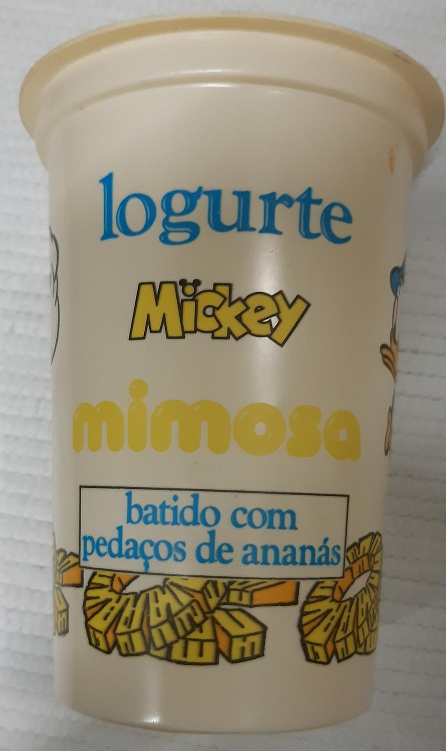 Very Rare Mickey Walt Disney Yogurt Cup 1986 | Köp på Tradera (557301955)