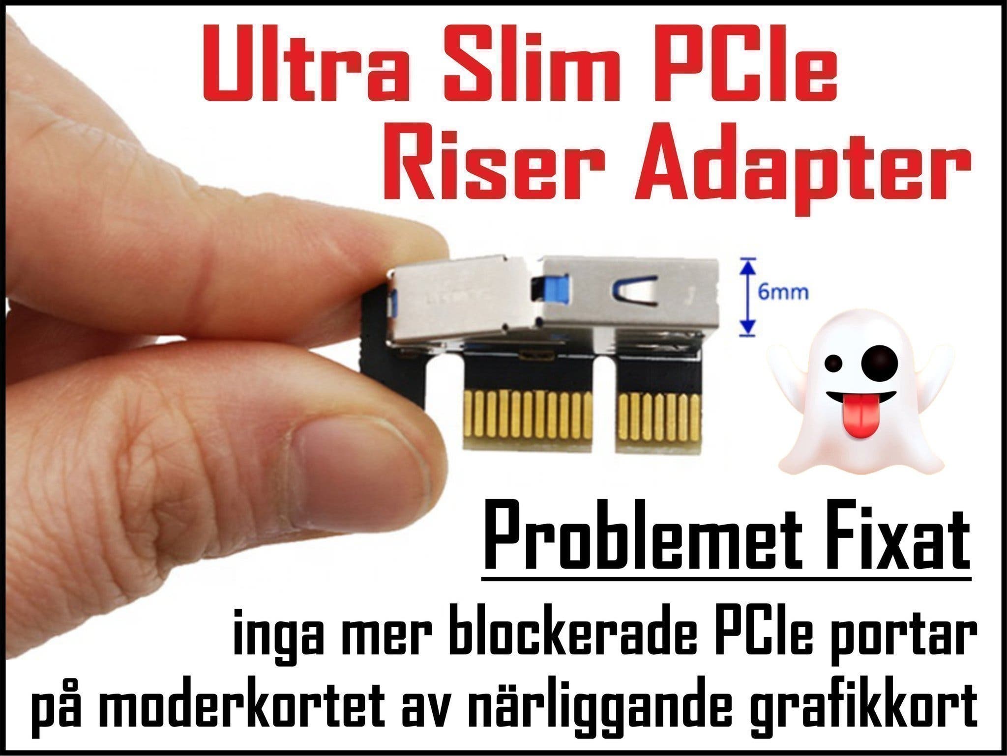 Se produkter som liknar 4st Ultra Slim PCIe Riser Ada.. på Tradera ...