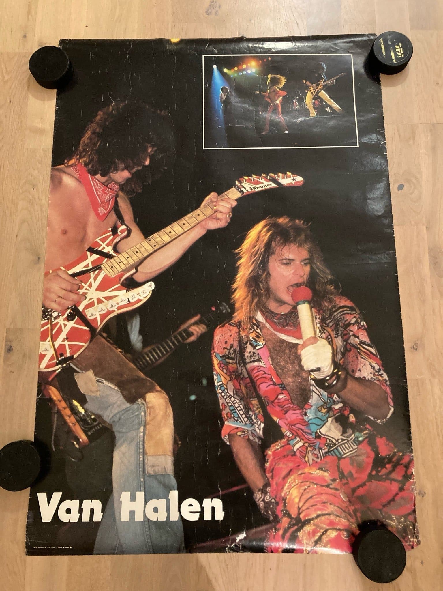 Van Halen vintage live poster original 1984 | Köp på Tradera (659764428)