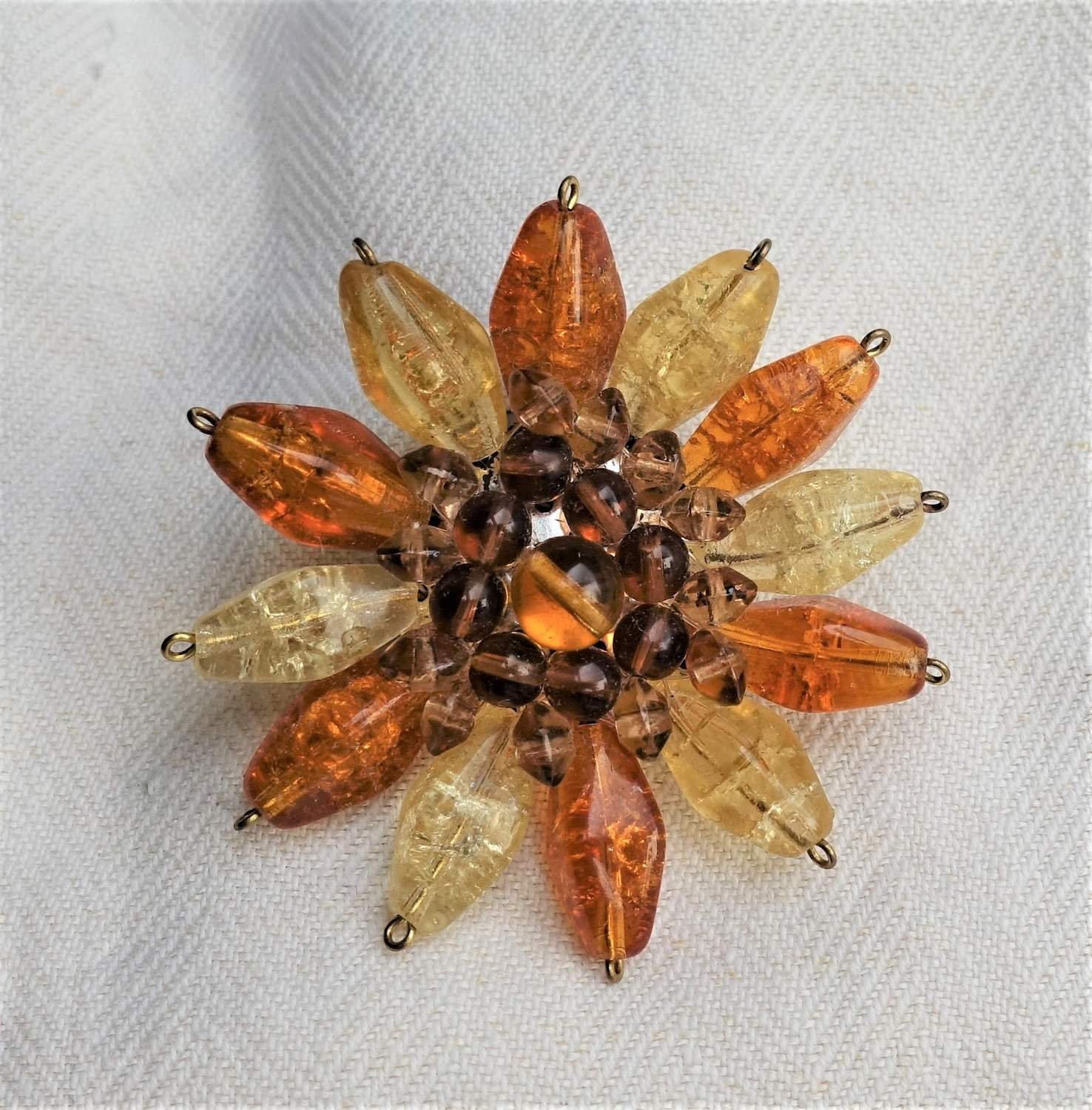 1950-TAL 1960-TAL BROSCH GLAS .. | Köp från Rätt-Antikt på Tradera ...