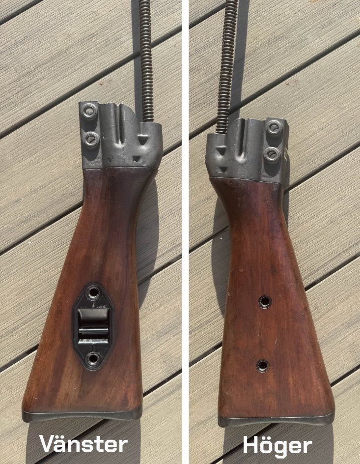 G3 (AK4 FV) Främre & bakre trä stock | Köp på Tradera (696290383)