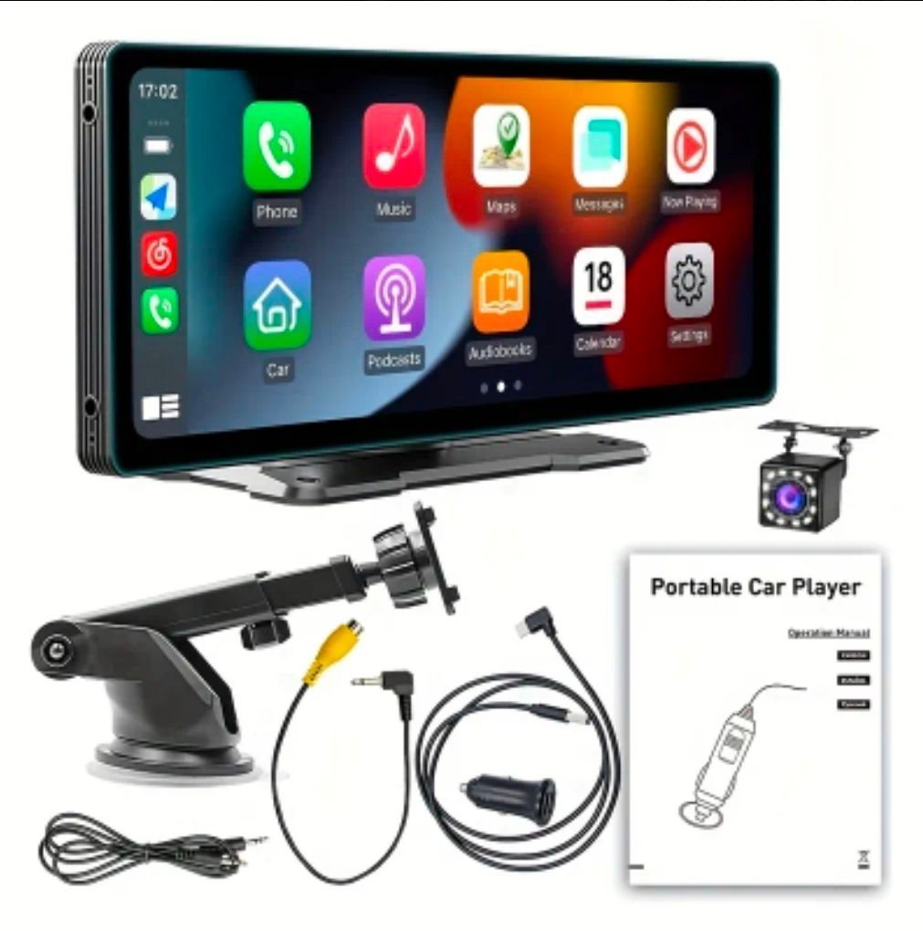 10.26" Portabel Bilspelare CarPlay Android Auto | Köp på Tradera ...