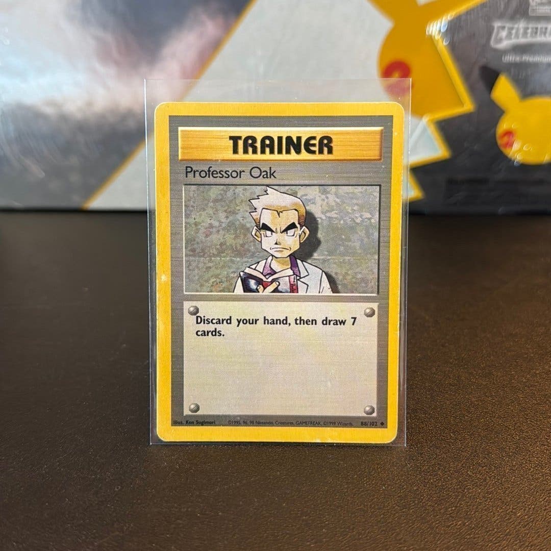 Se produkter som liknar Professor Oak - Base Set - 88.. på Tradera ...