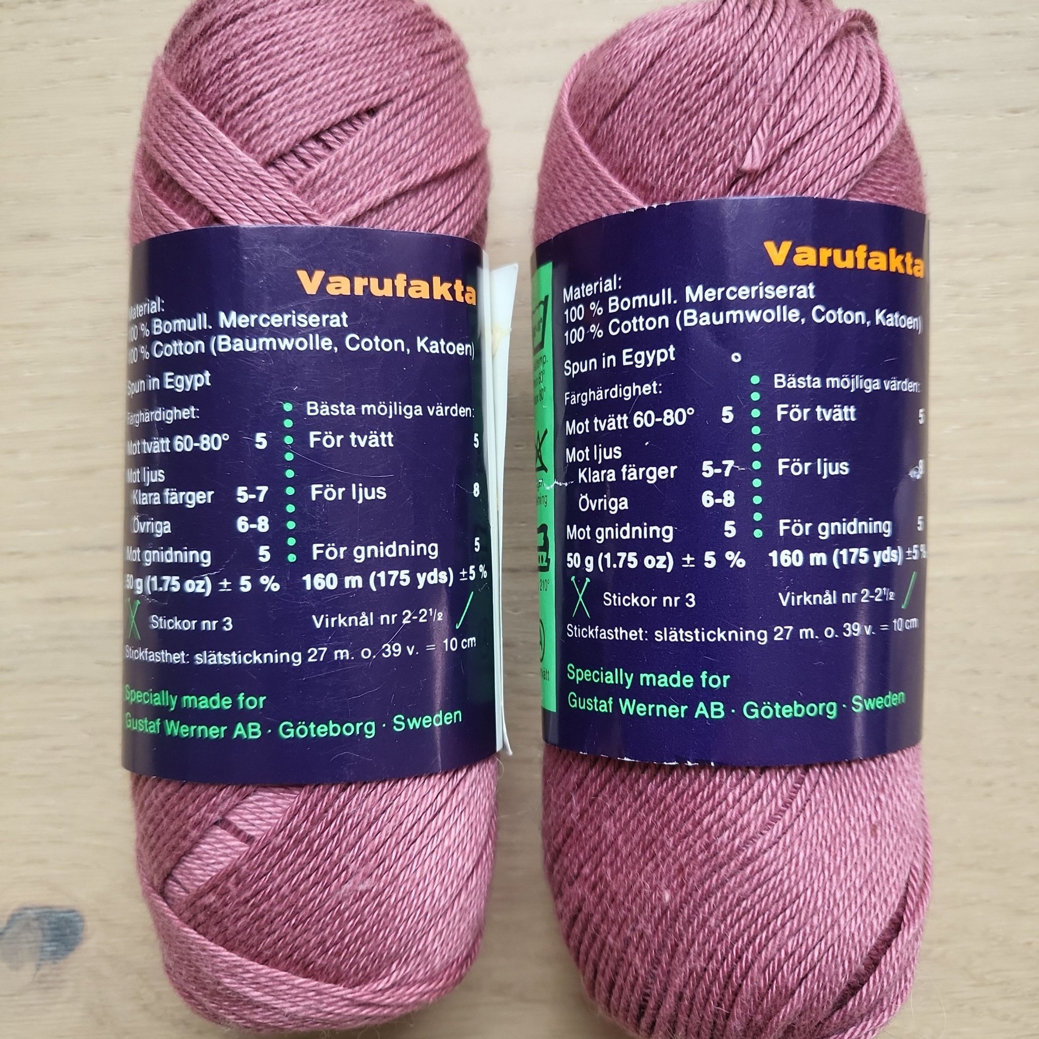 Bianca bomullsgarn 100 gram Nytt | Köp på Tradera (607037569)