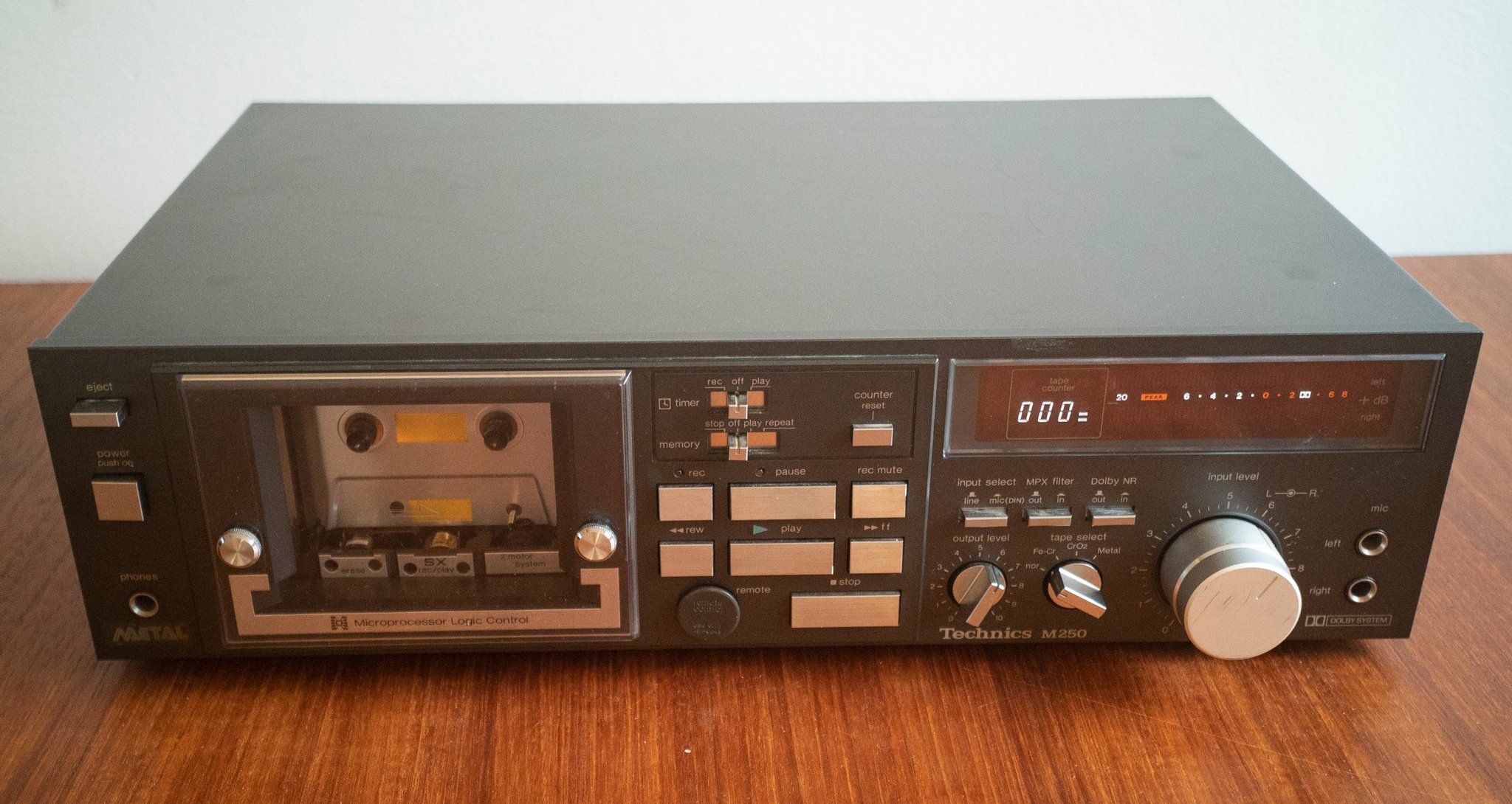 Technics RS-M250 Stereo Cassette Deck (1980-82) | Köp på Tradera ...