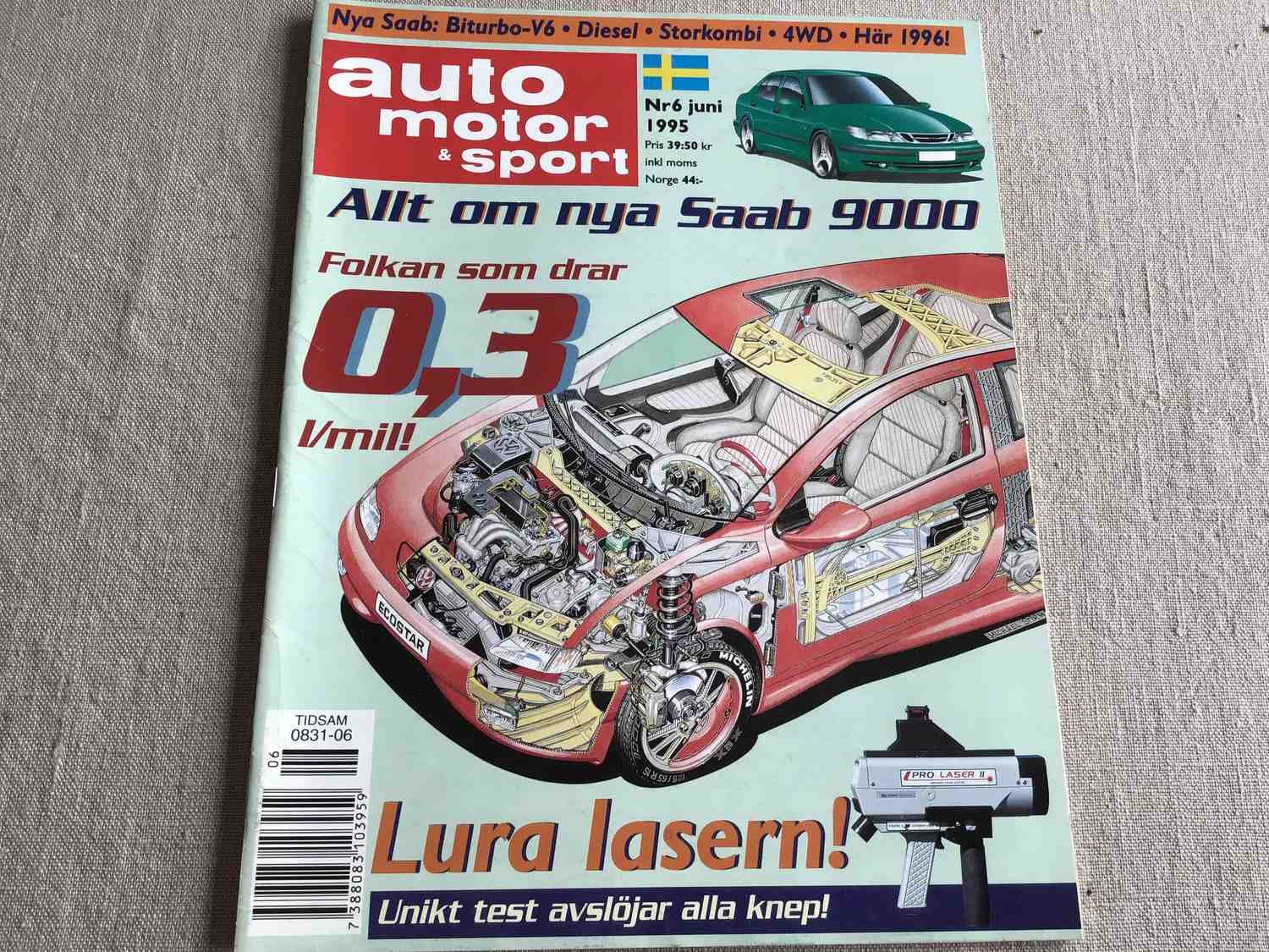Auto motor & sport Nr 6 1995 SAAB 9000,Ferrari,.. | Köp på Tradera ...