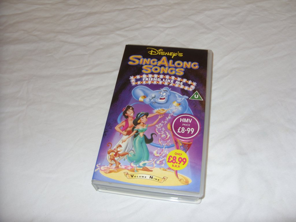 Disney sing along songs friend like me vhs - weebillo