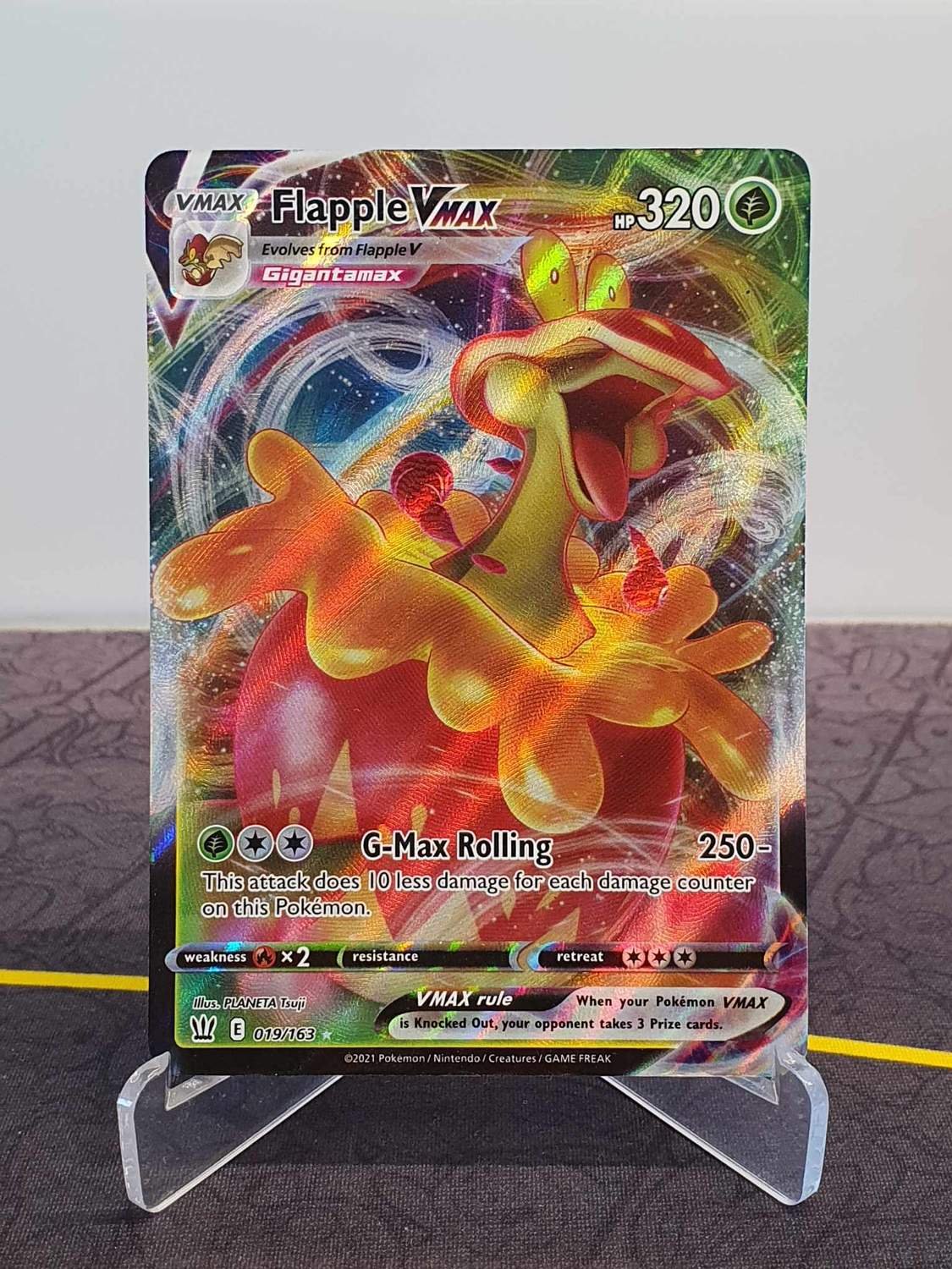 FLAPPLE VMAX 019/163 - Ultra Rare Full Art - Ba.. | Köp på Tradera ...
