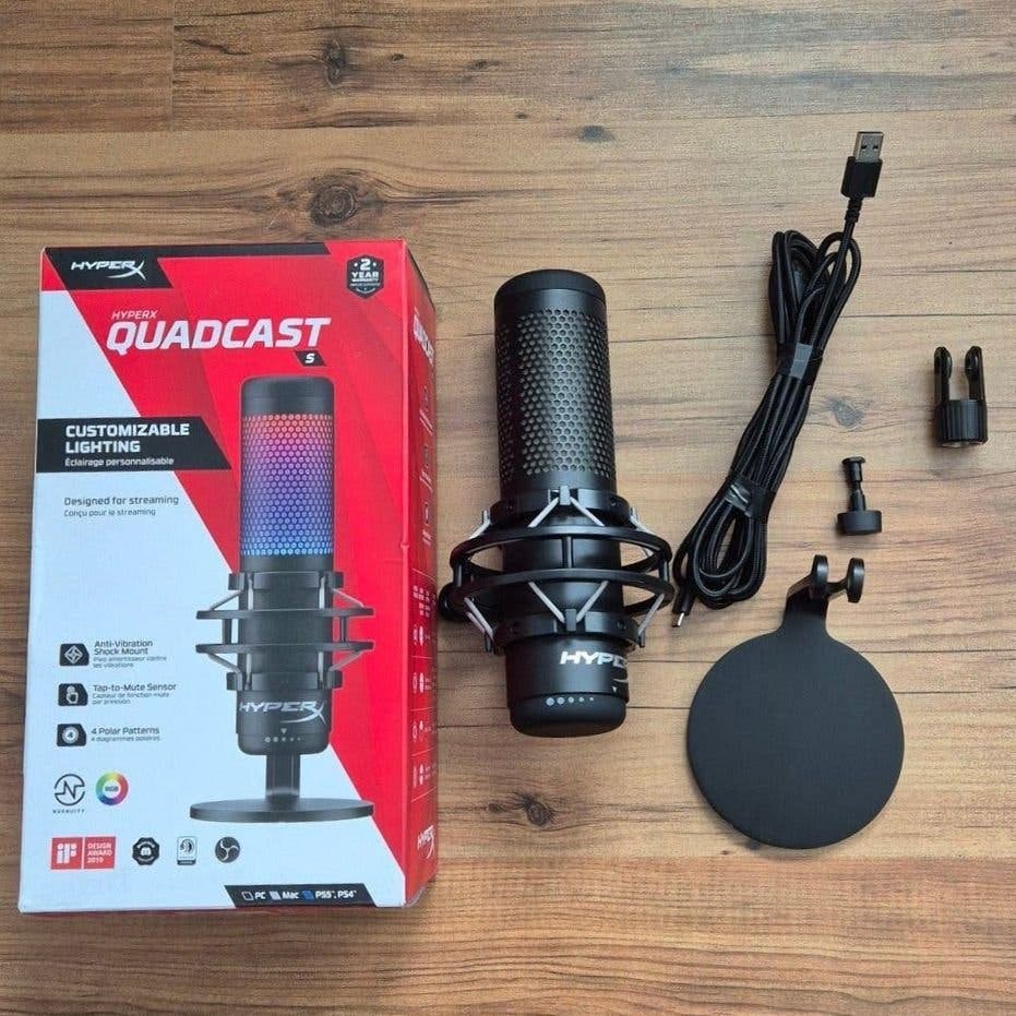 HyperX QuadCast S Mikrofon | Köp på Tradera (736530120)