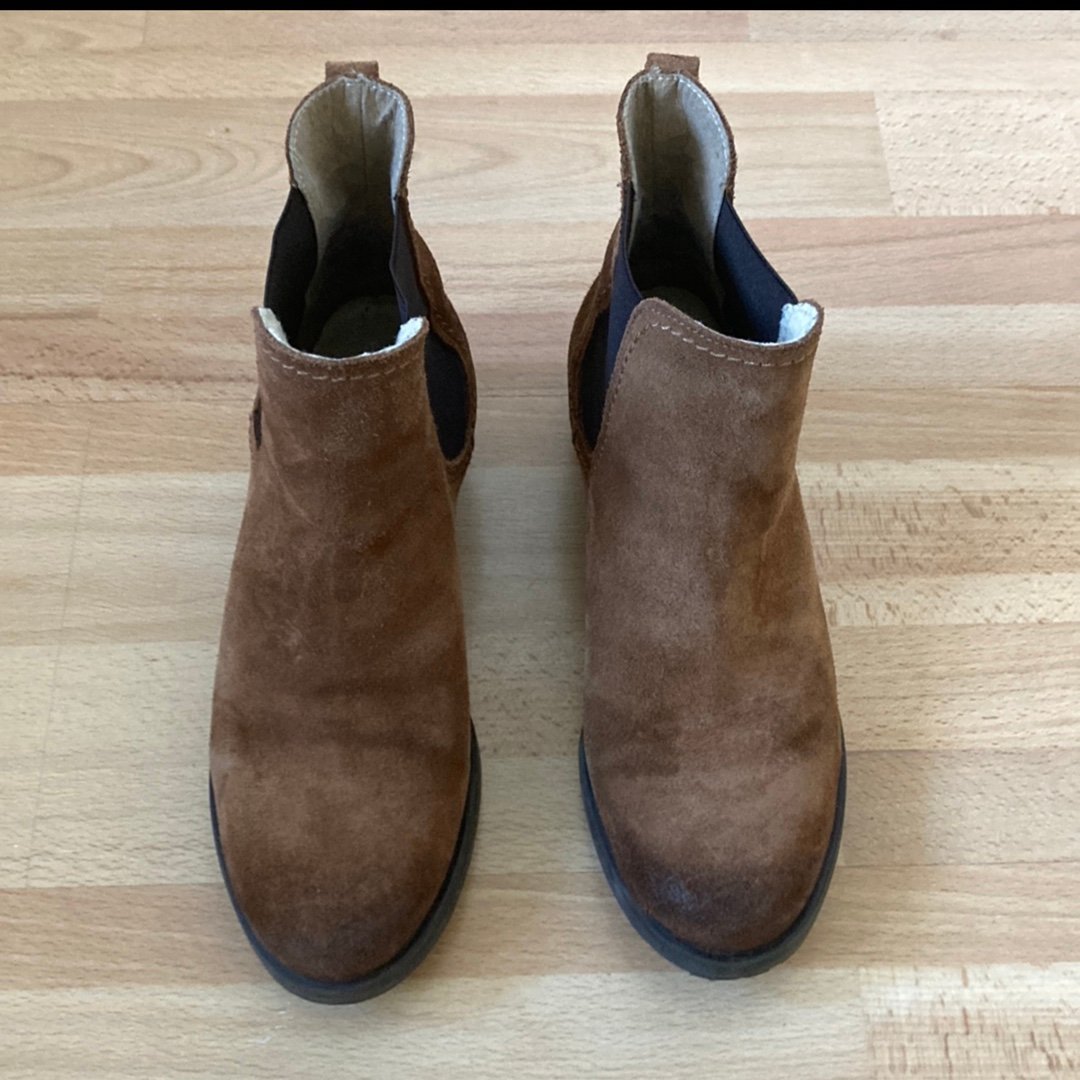 Mycket fina Bruna Ankelboots i mocka | Köp på Tradera (696810640)