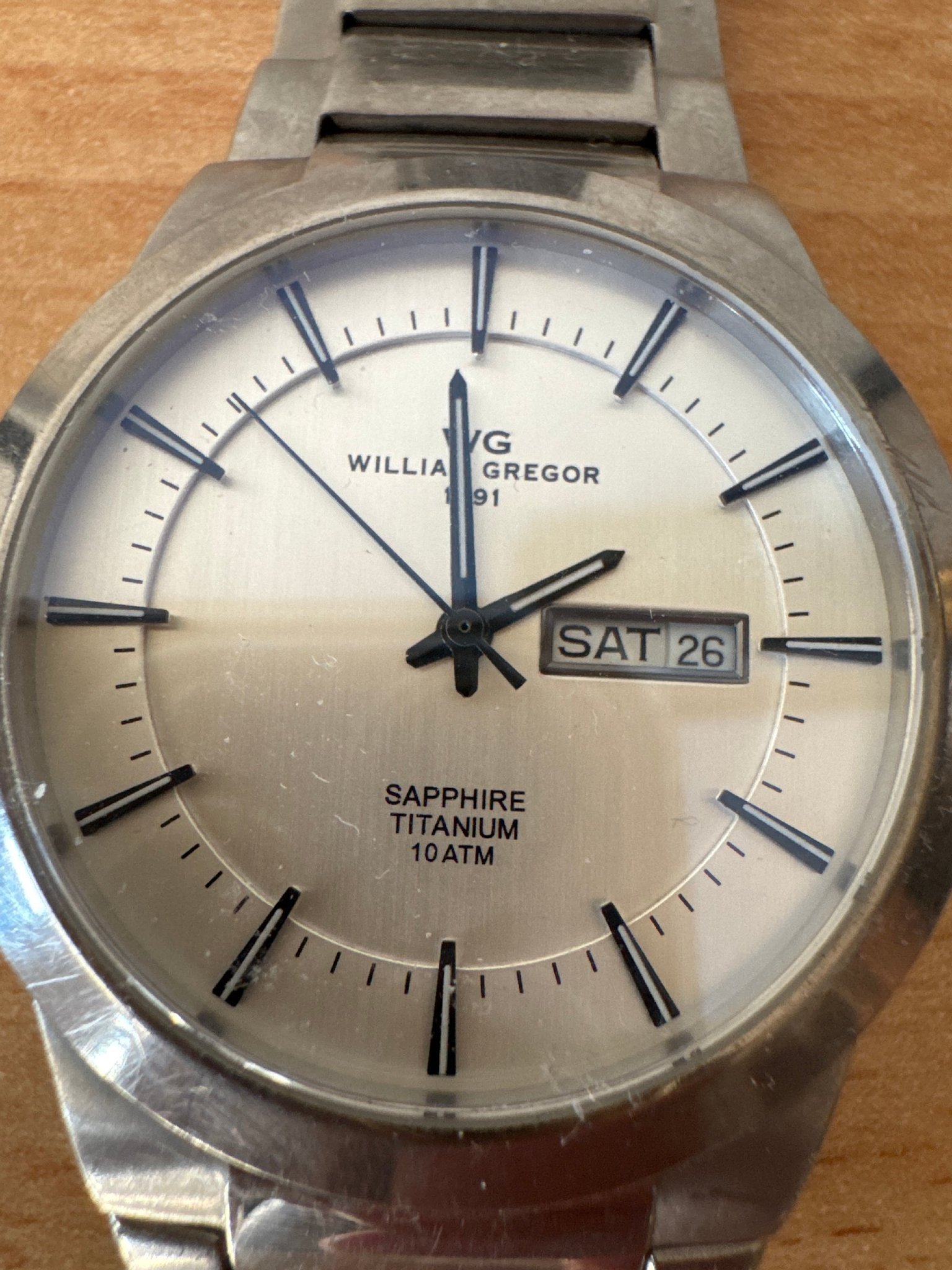 William Gregor Titan Klocka med Datumvisning( b.. | Köp på Tradera ...
