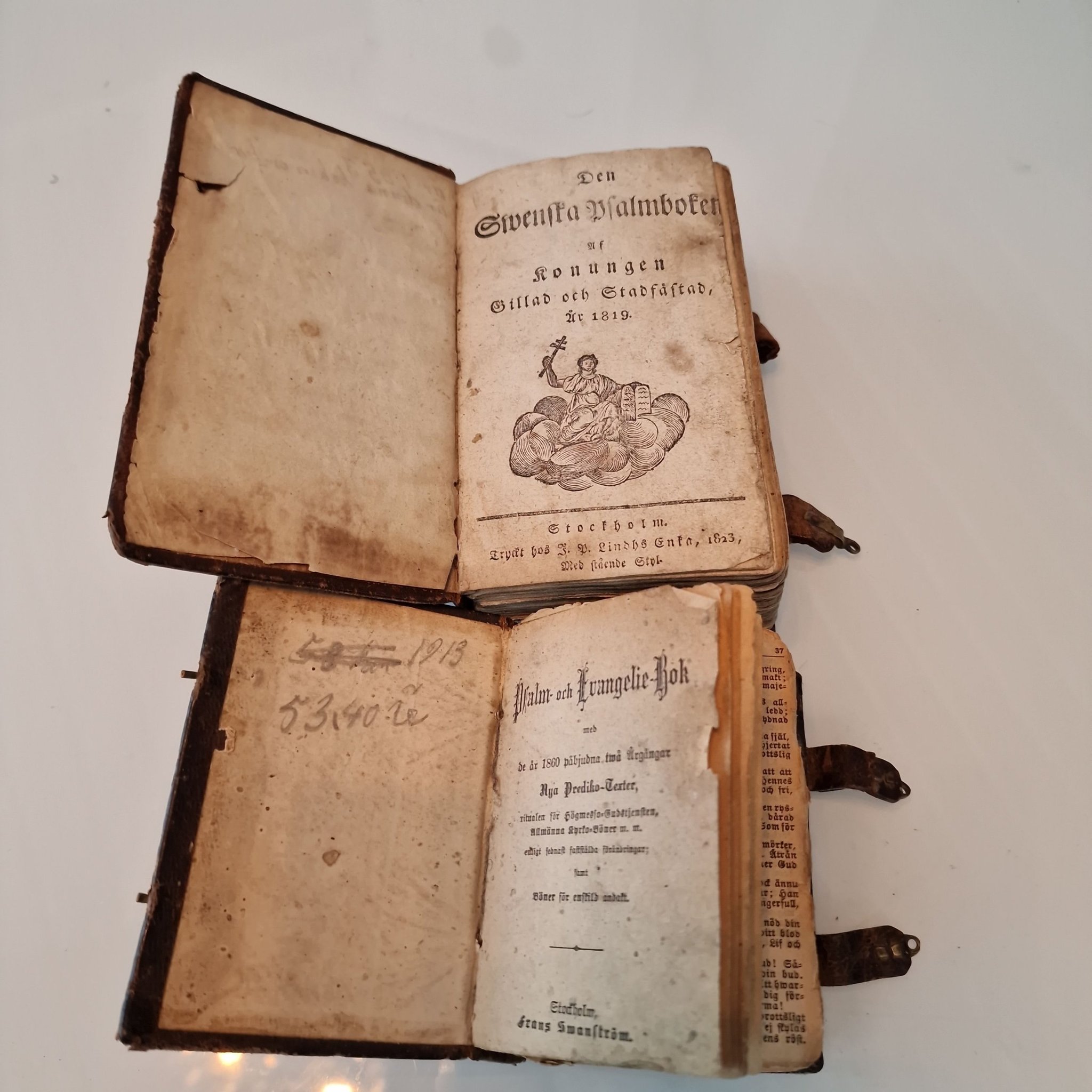 Två Antika Psalmböcker: Den Svenska Psalmboken .. | Köp på Tradera ...