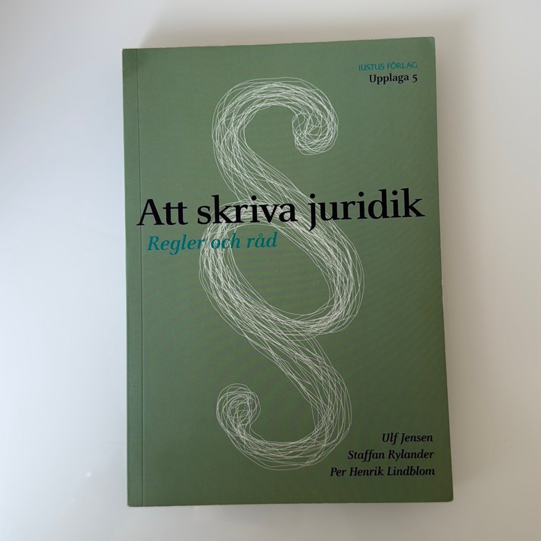 Att skriva juridik - Ulf Jensen, Staffan Ryland.. | Köp på Tradera (695552207)