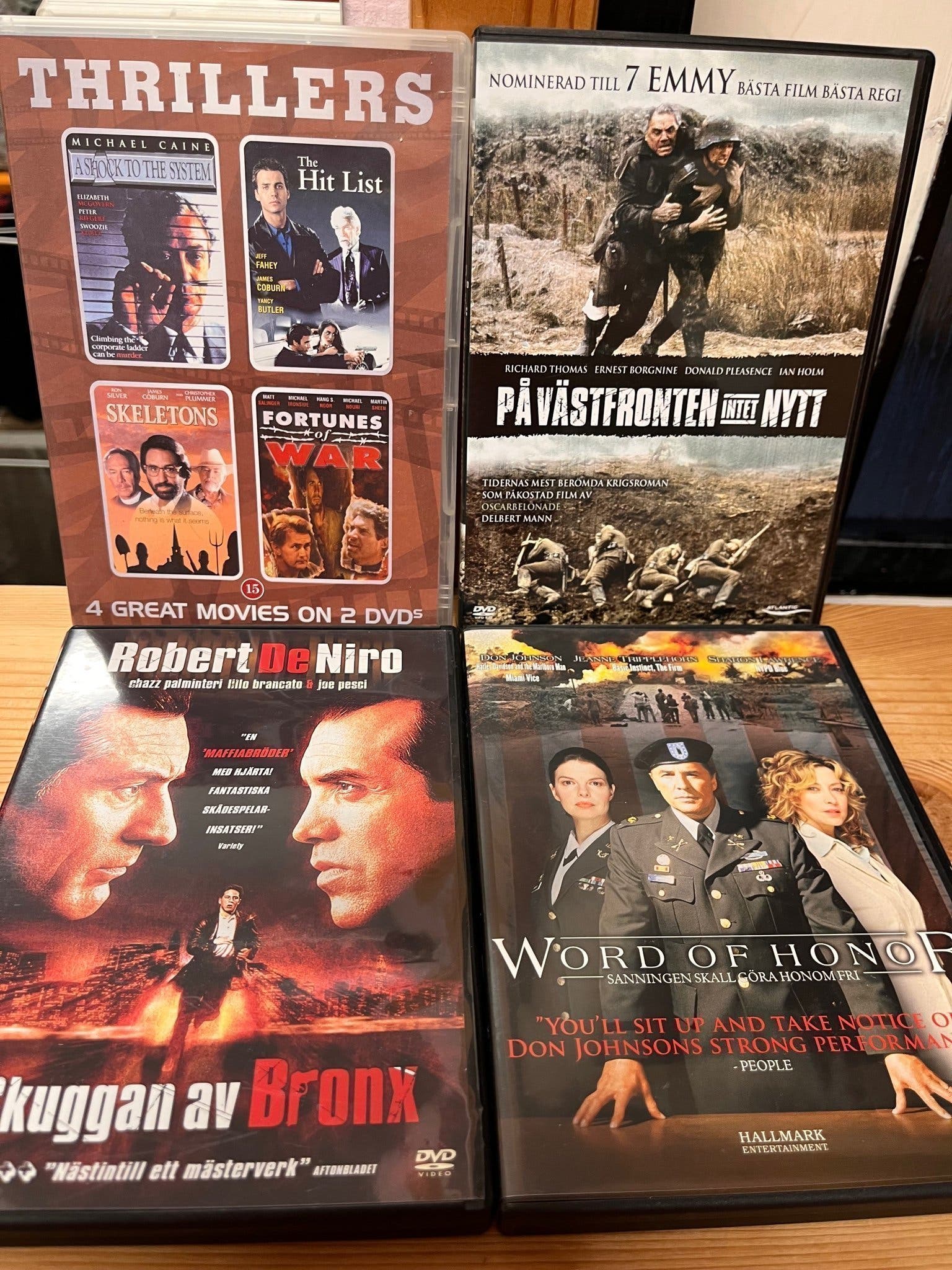 DVD-Filmer: Thrillers, På Västfronten Intet Nyt.. | Köp på Tradera ...
