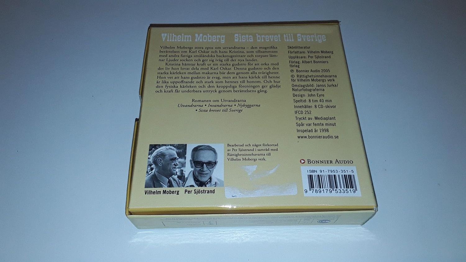 Vilhelm Moberg - Sista brevet t.. | Köp från bokpunkten på Tradera (603540299)