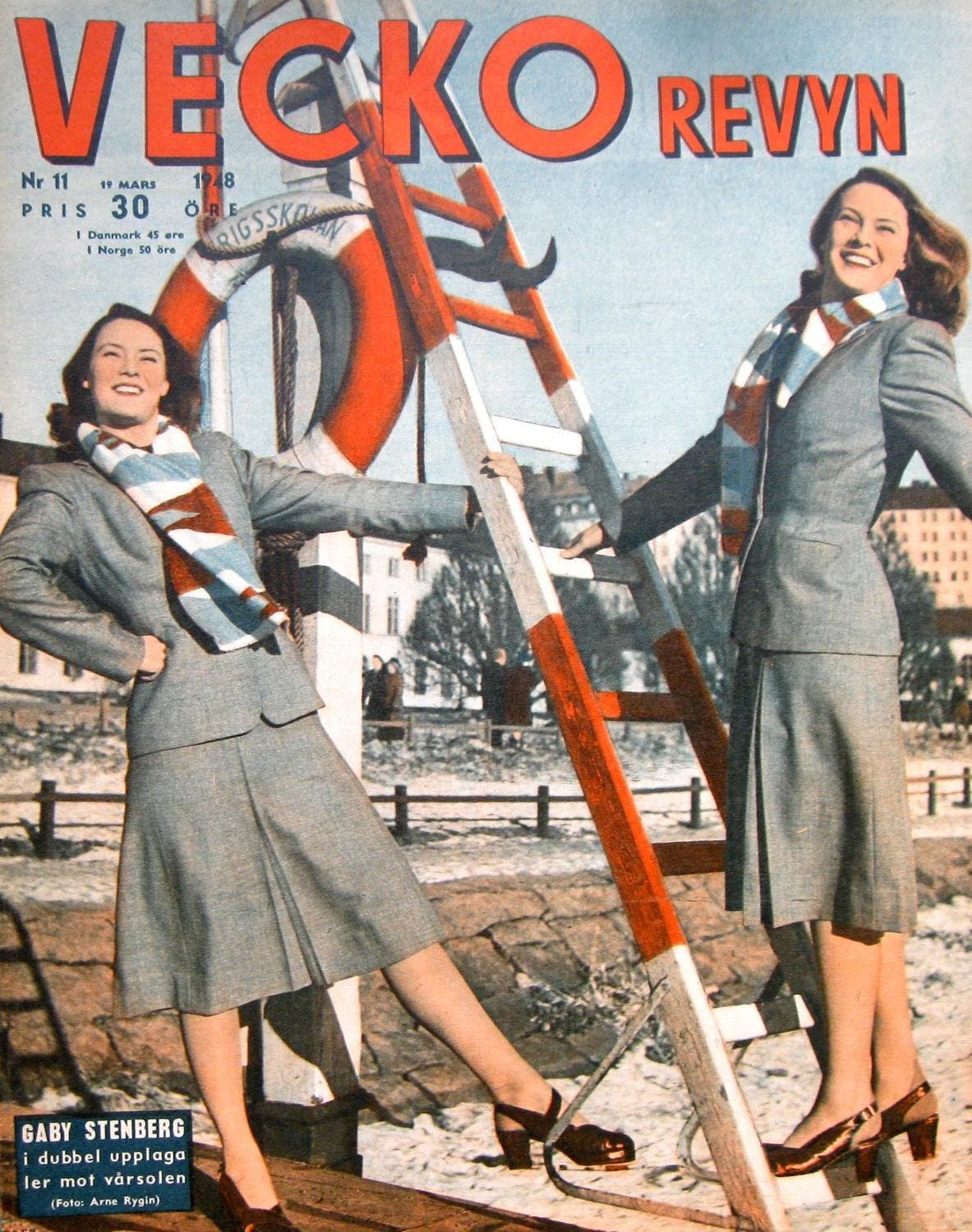 Se produkter som liknar Vecko Revyn 1948-11 Gaby Sten.. på Tradera ...