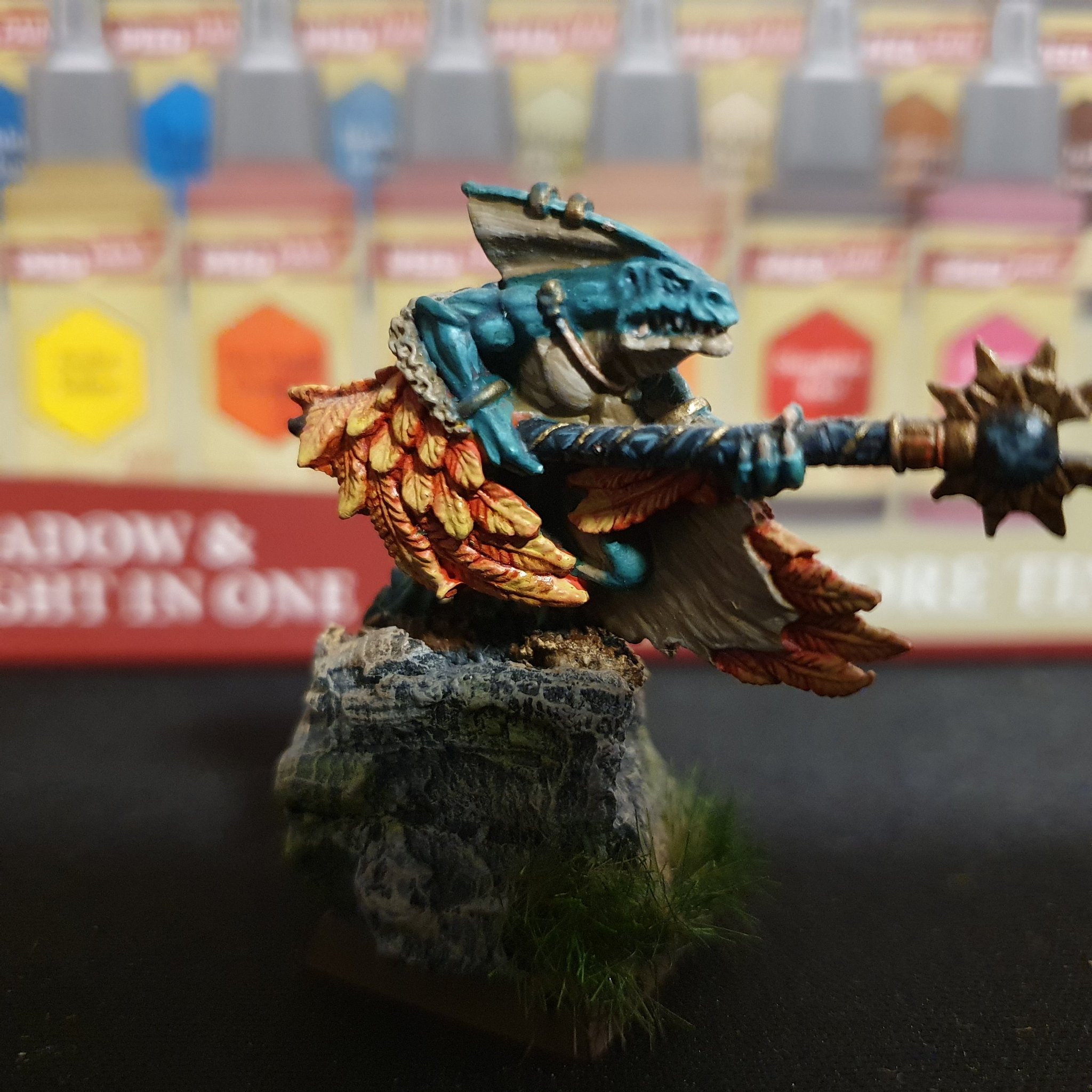 Warhammer fantasy battle / AoS Skink Priest Wit.. | Köp på Tradera ...