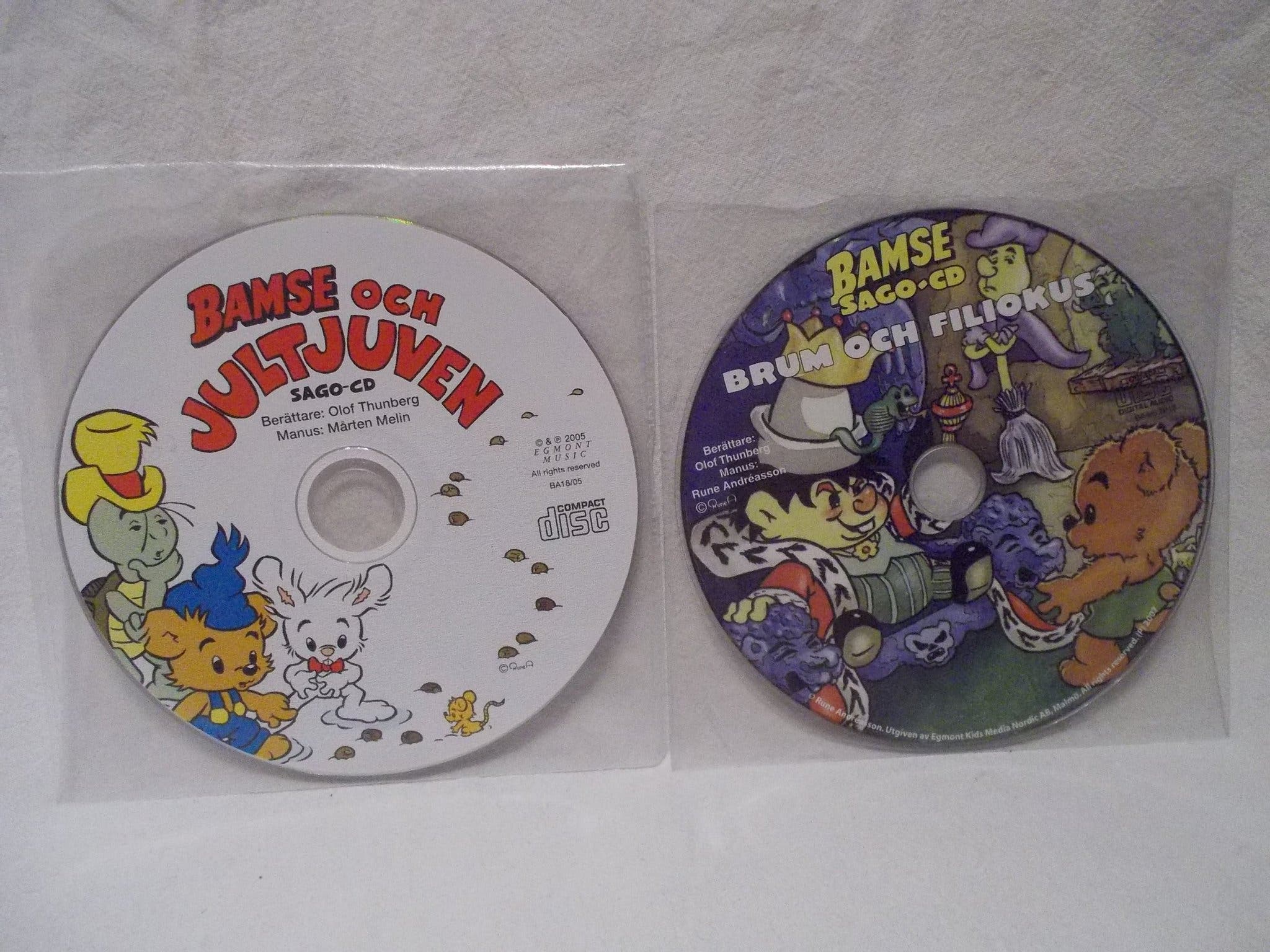 CD-sagor Bamse. Bamse och jultjuven o Brum o Fi.. | Köp på Tradera ...