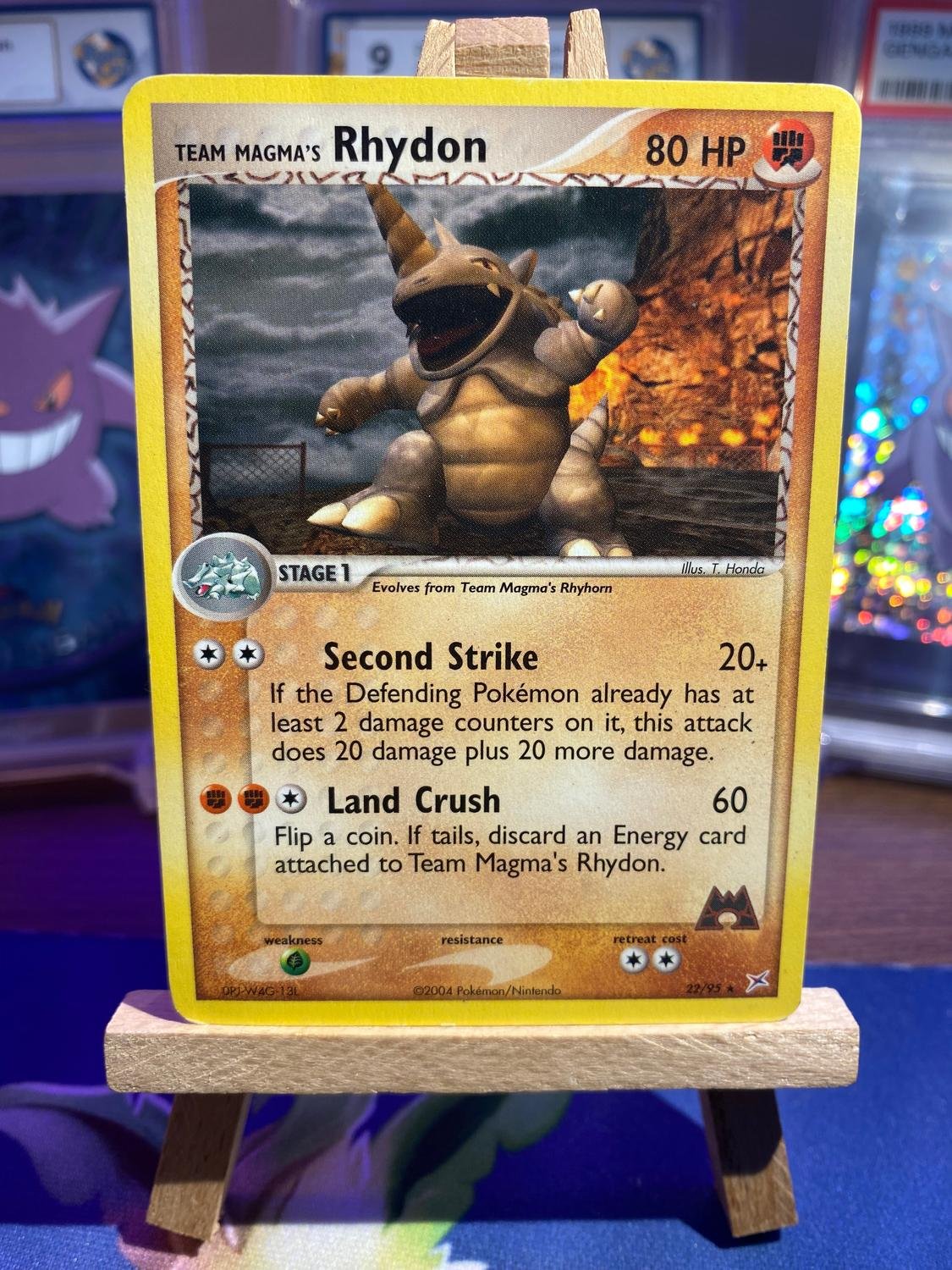 Team Magma's Rhydon - Rare - 22/95 - Ex Team Ma.. | Köp på Tradera ...