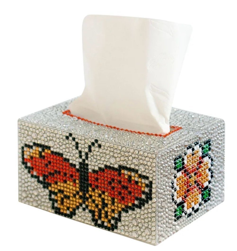 Vacker Näsdukslåda / Box / Diamond Painting | Köp på Tradera (708166842)