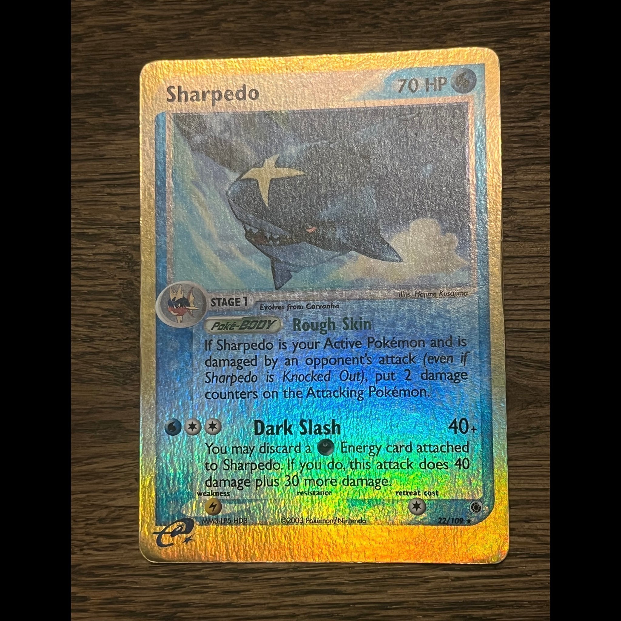 Sharpedo 22 - Pokémonkort ruby & sapphire | Köp på Tradera (717734845)