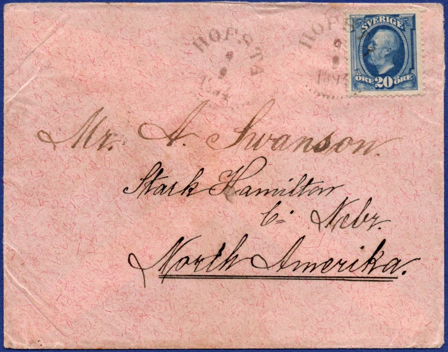 F.56 på brev stämplat Hofsta 9.9.1894 adressera.. | Köp på Tradera ...